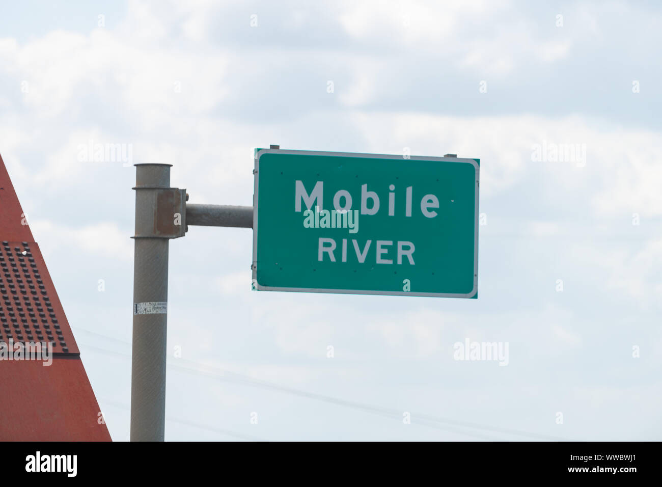 Bay Minette with interstate highway road i-65 in Alabama with General ...