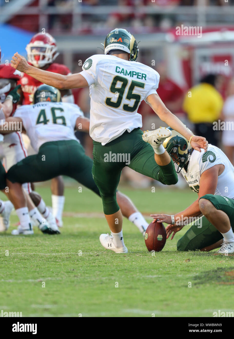 September 14, 2019: Colorado State place kicker Cayden Camper #95 ...