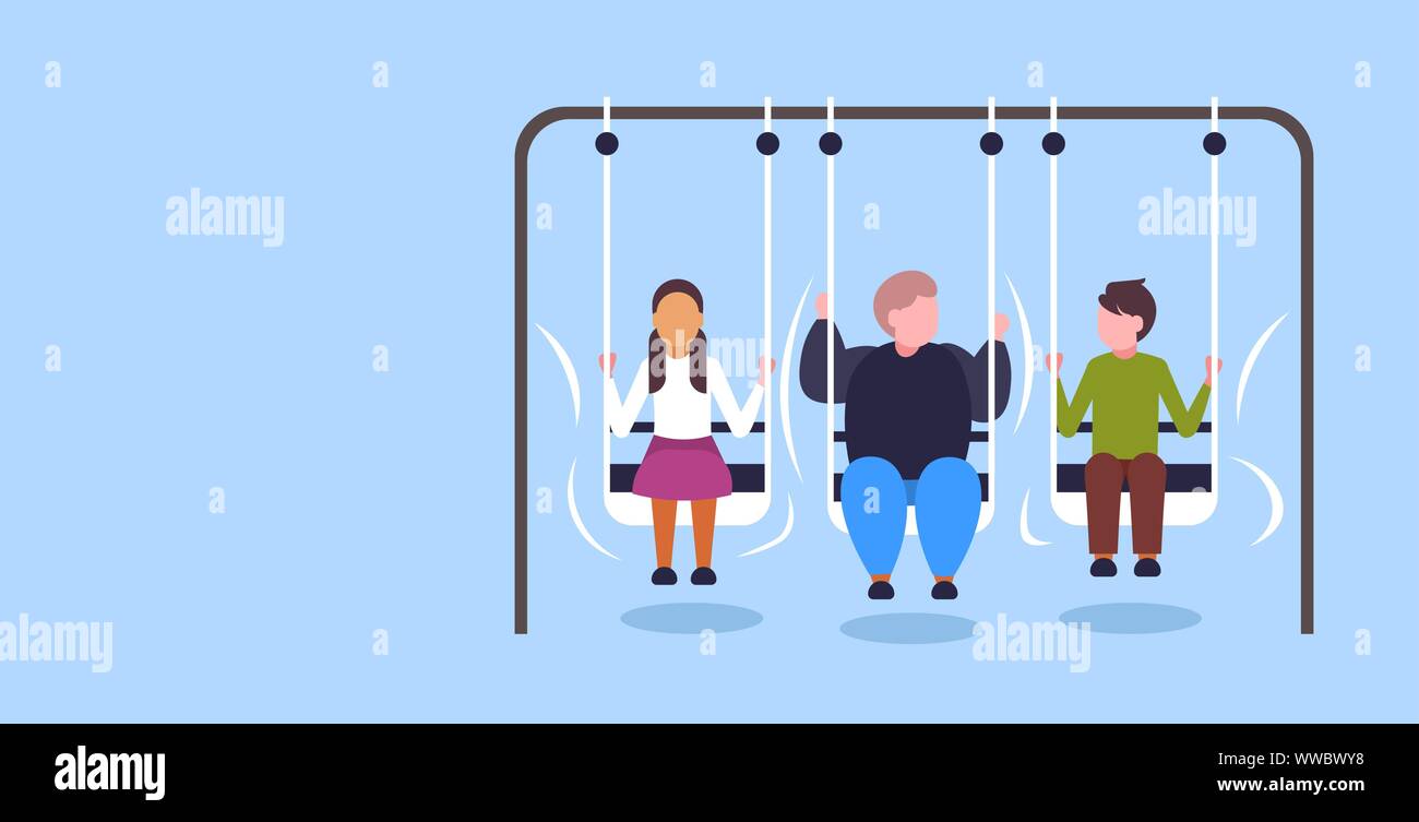 fat obese guy swinging with friends obesity concept overweight man ...