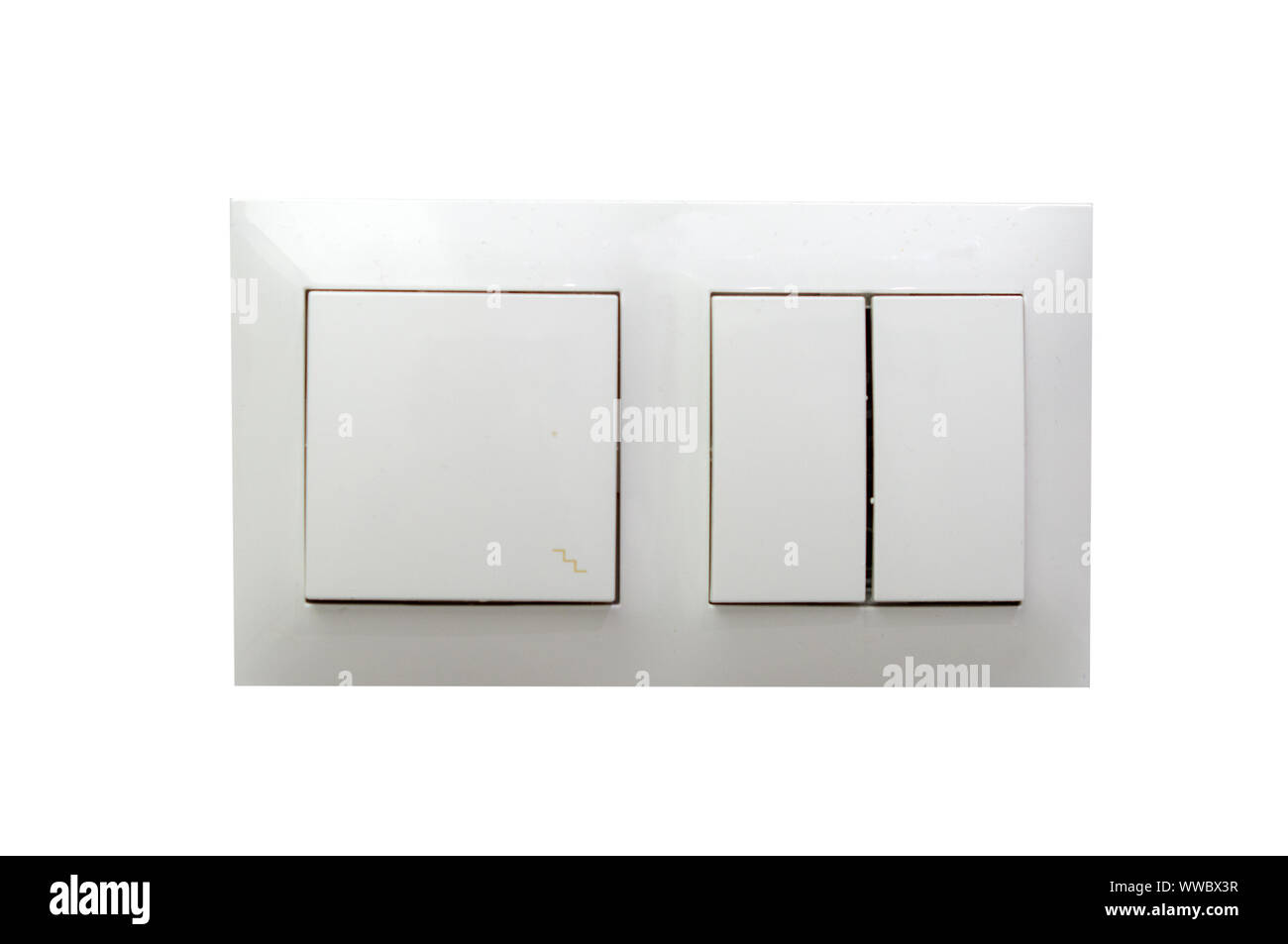 Electric switch isolated on a white background Stock Photo - Alamy