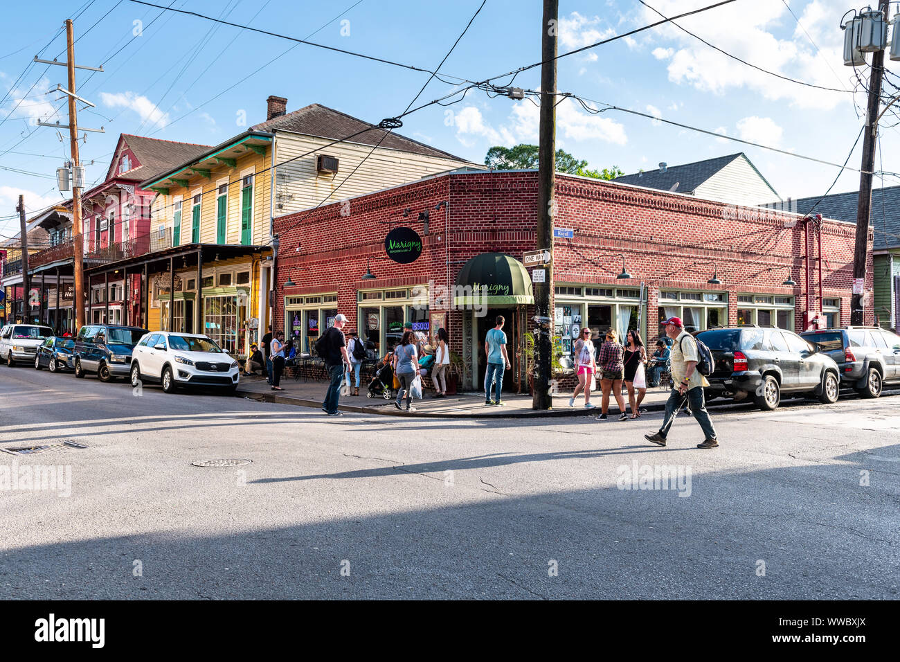 Corner of frenchmen st hi-res stock photography and images - Alamy