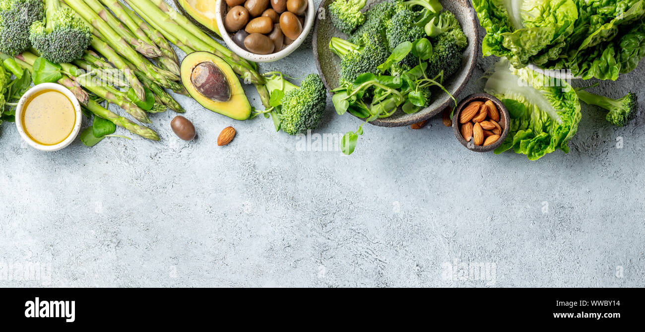 Vegetarian, vegan Healthy Clean eating concept. Food background with ...