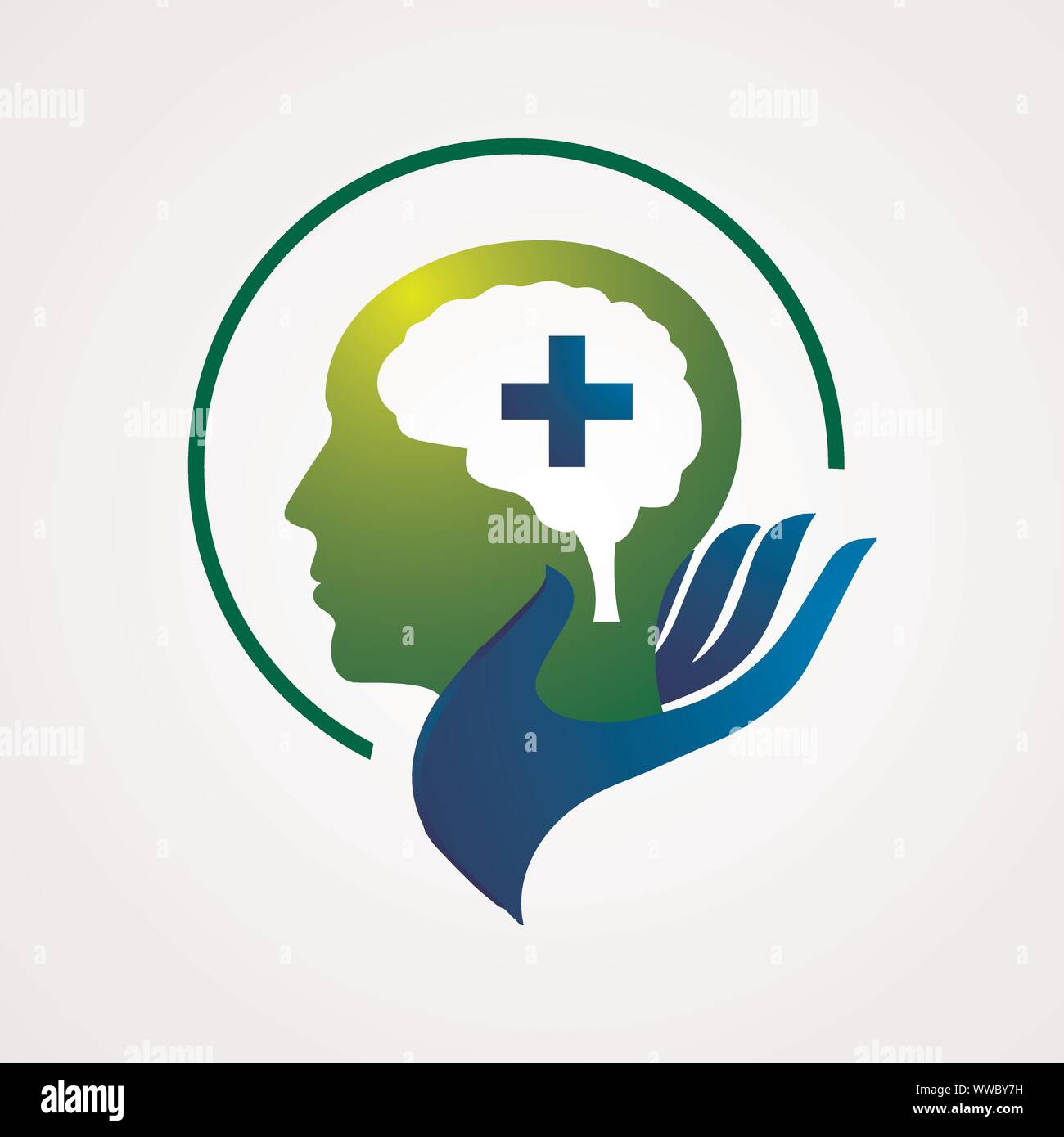 Human brain medical logo computer hi-res stock photography and images ...