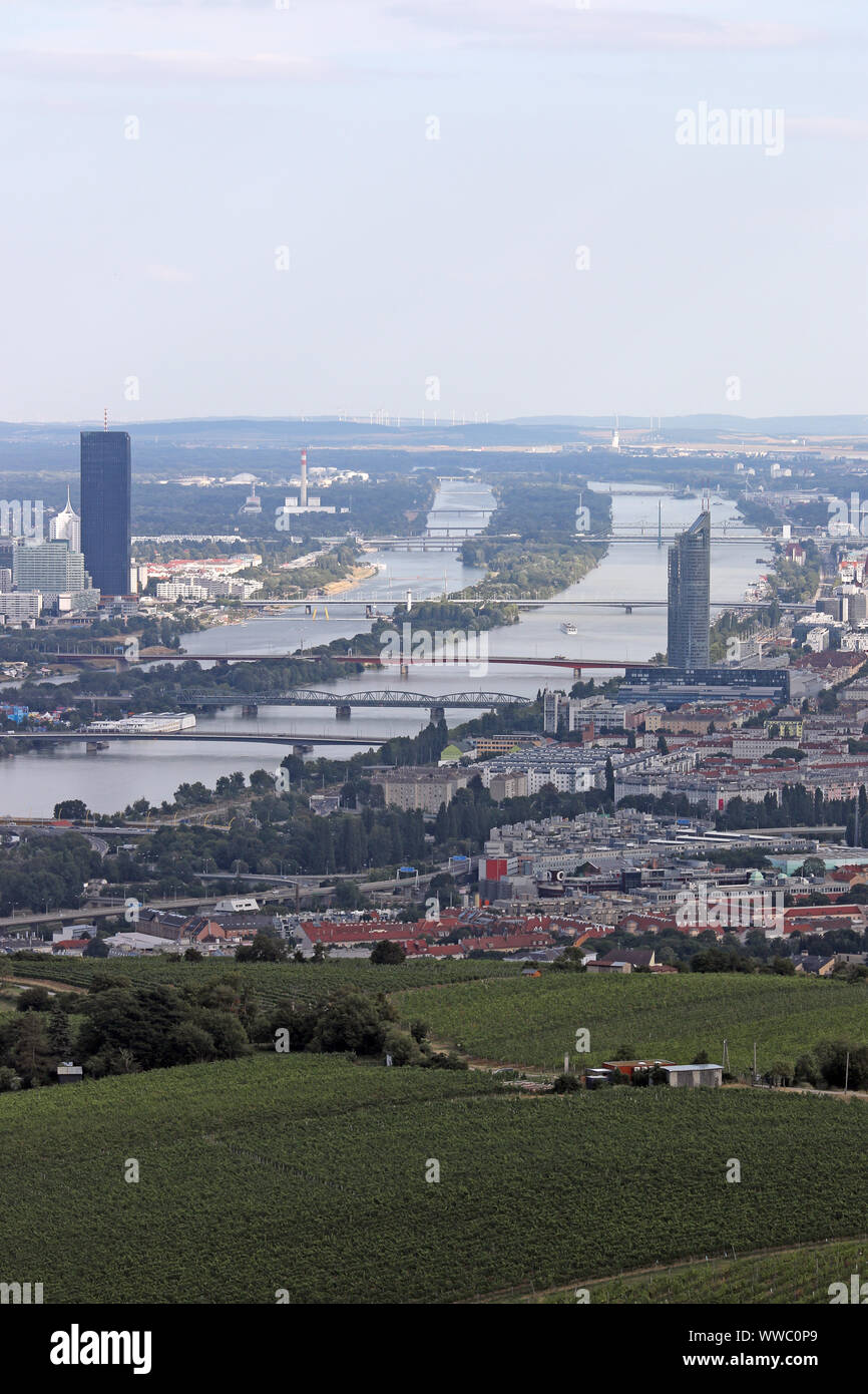 Vienna danube river bridge hi-res stock photography and images - Alamy