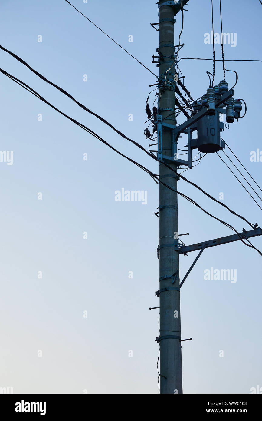 Japanese electric pole hi-res stock photography and images - Alamy