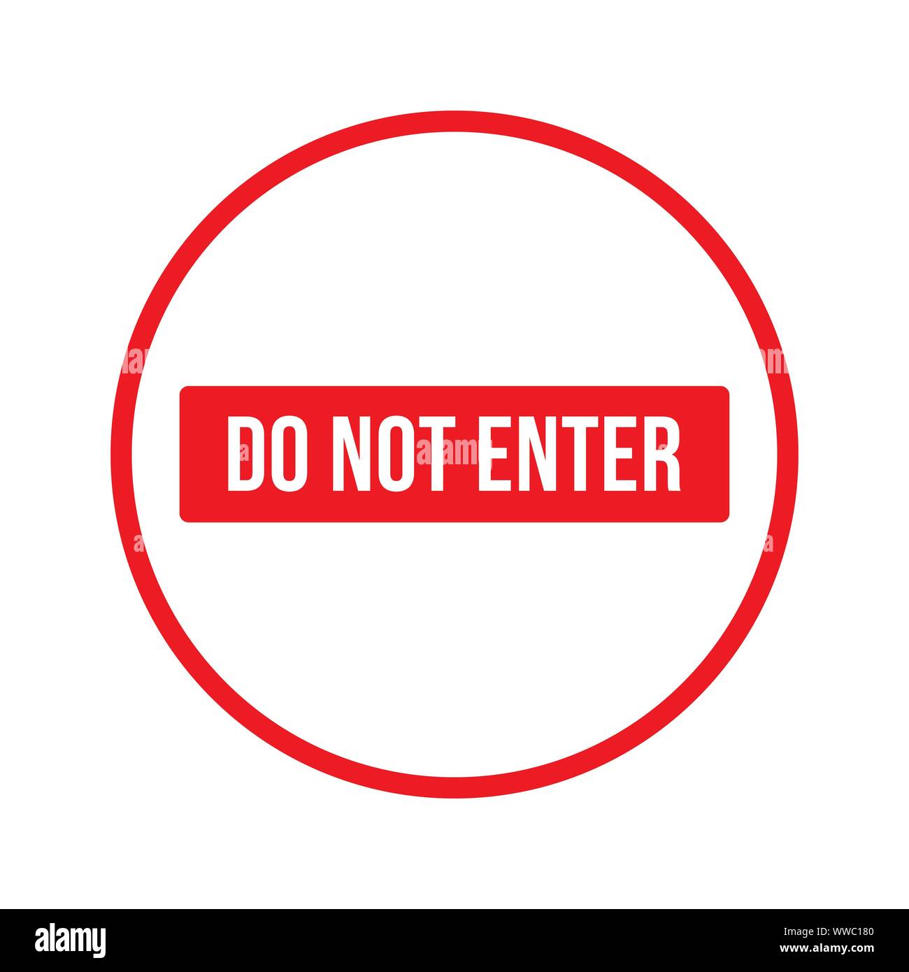 Do Not Enter Logo