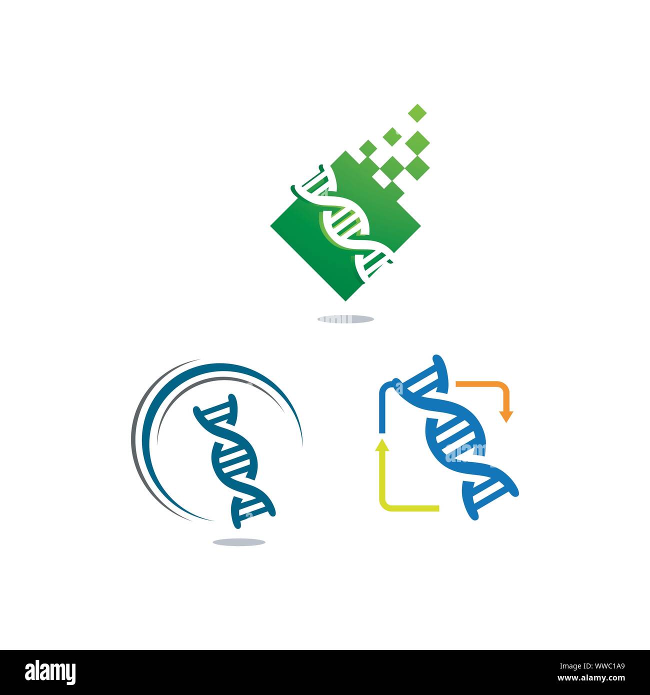 Helix symbol hi-res stock photography and images - Alamy