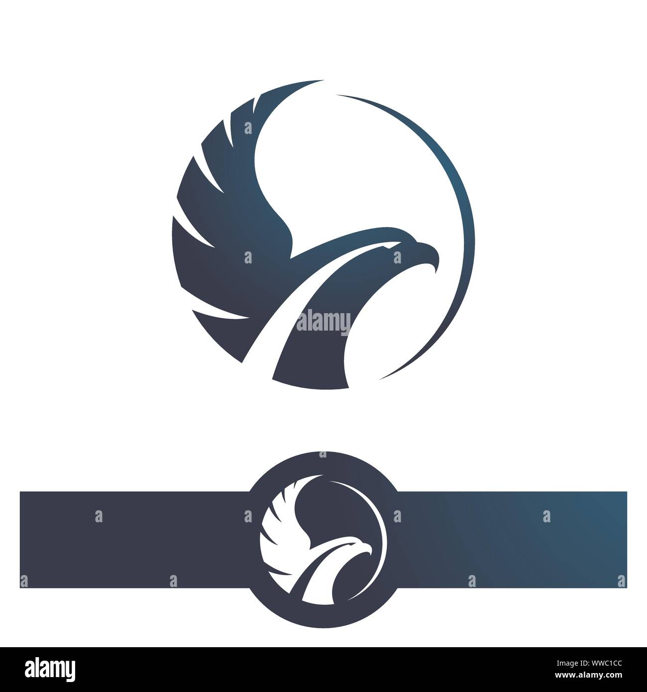 awk Falcon Eagle vector Logo design icon illustration Template Stock ...