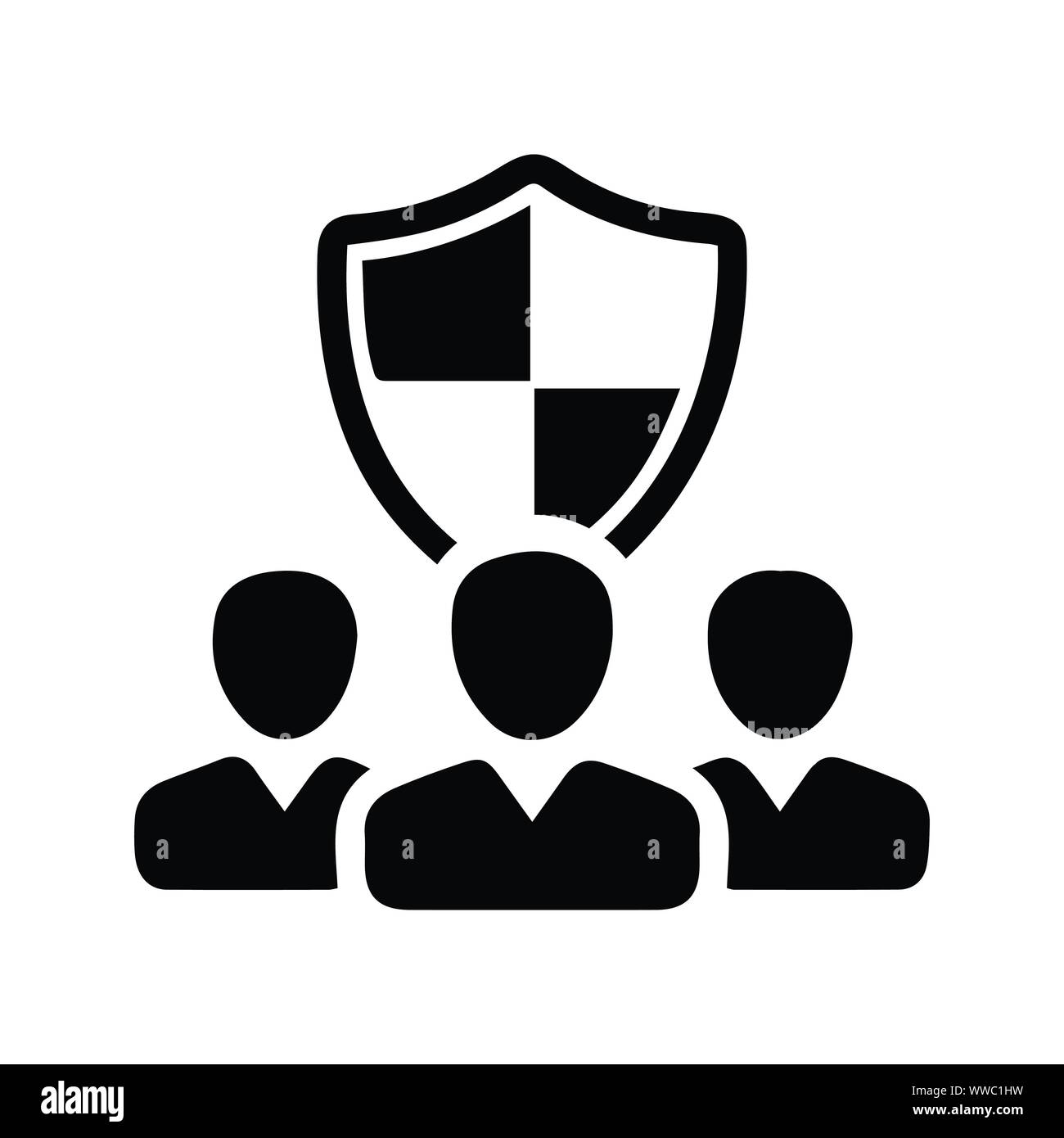 Beautiful design and fully editable Security Shield Icon, Employment ...