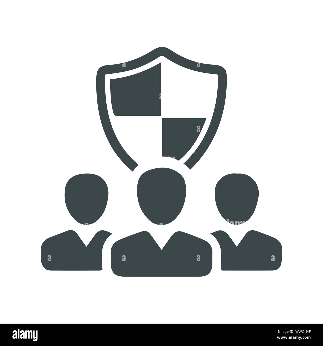 Beautiful design and fully editable Security Shield Icon, Employment ...