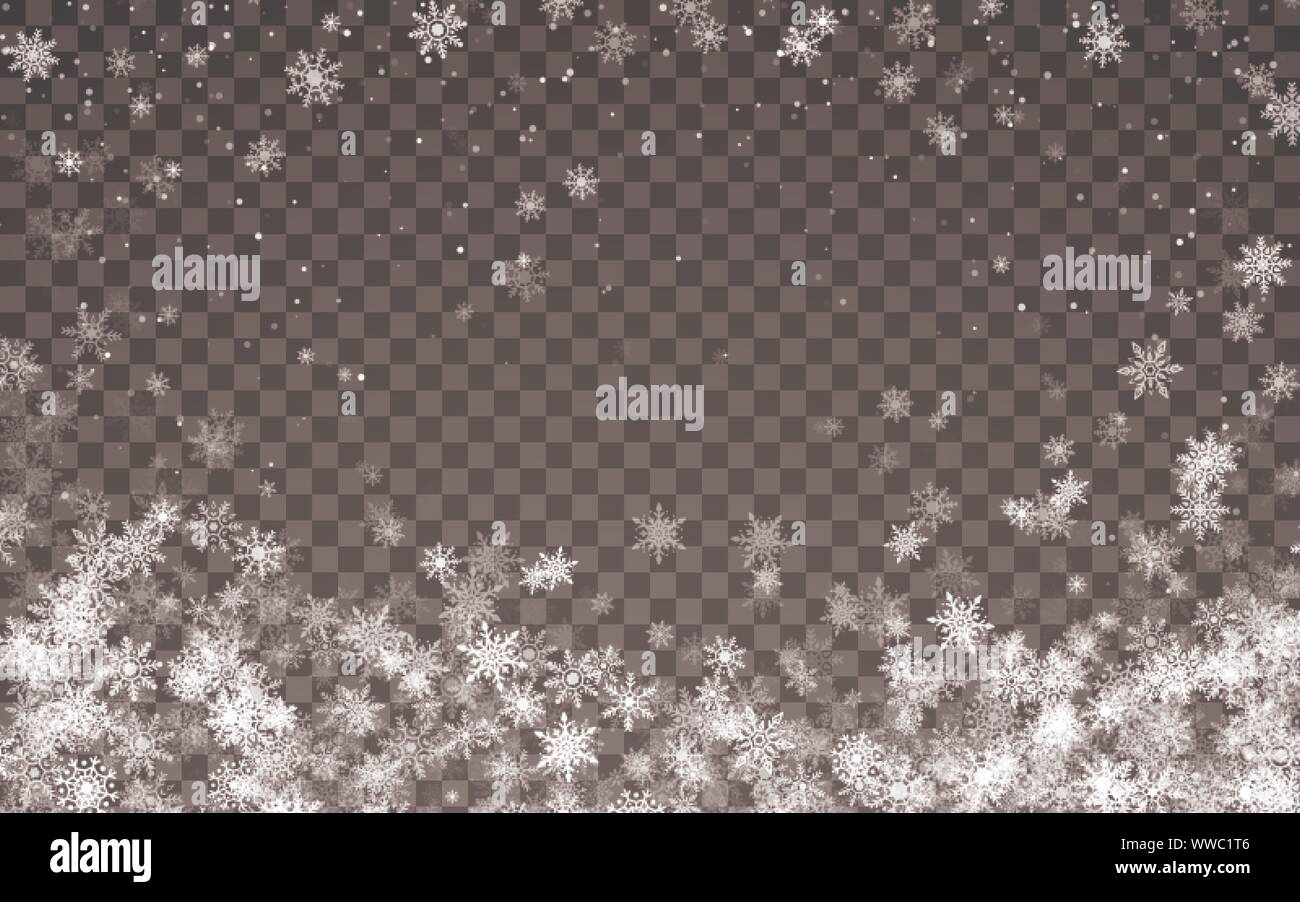 Falling Snowflakes Vector