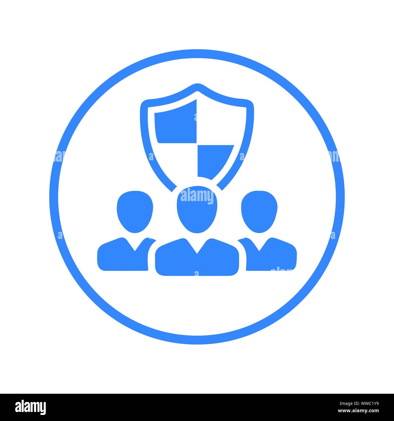 Beautiful design and fully editable Security Shield Icon, Employment ...