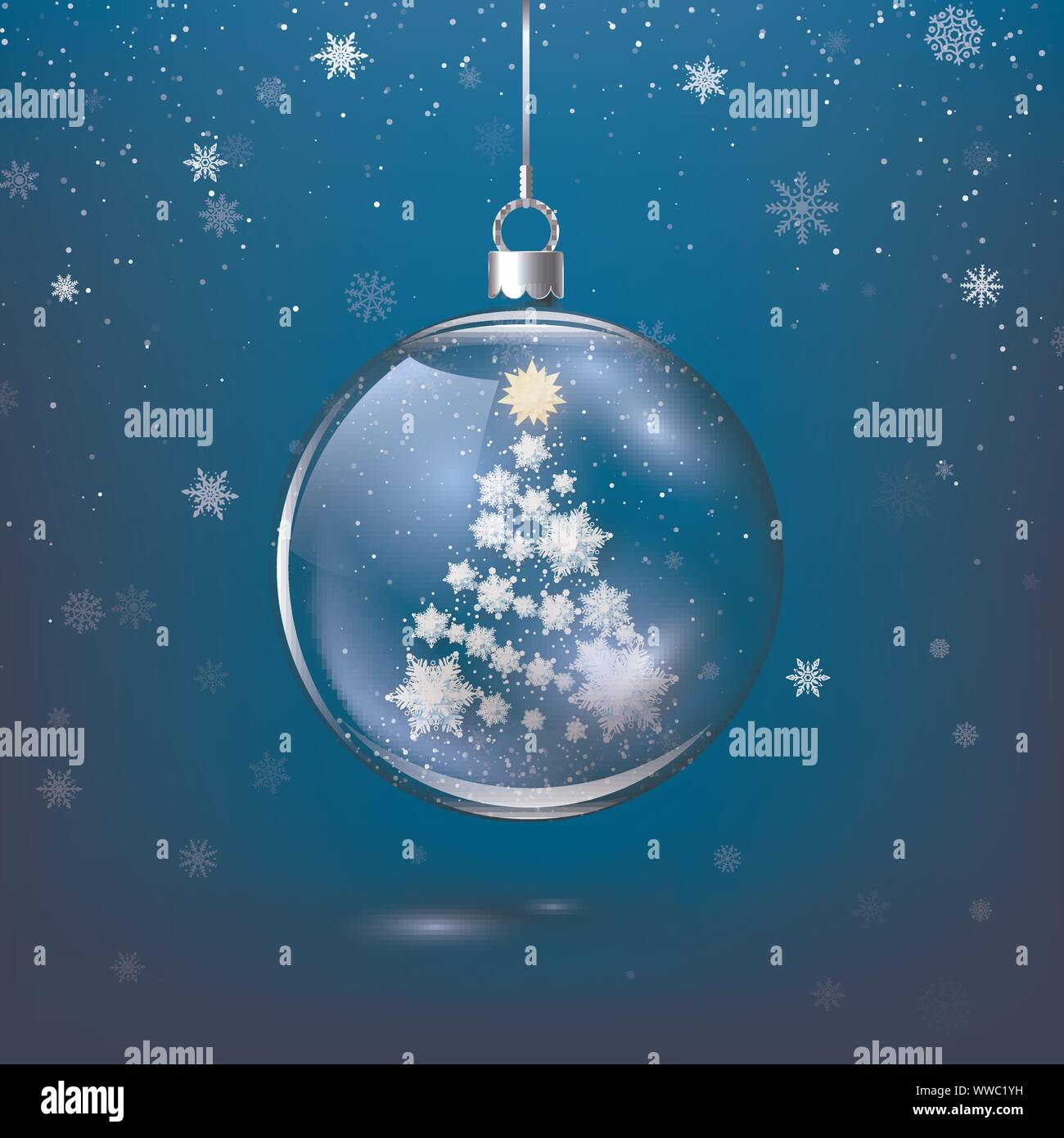 Christmas tree on origami Stock Vector Images - Alamy