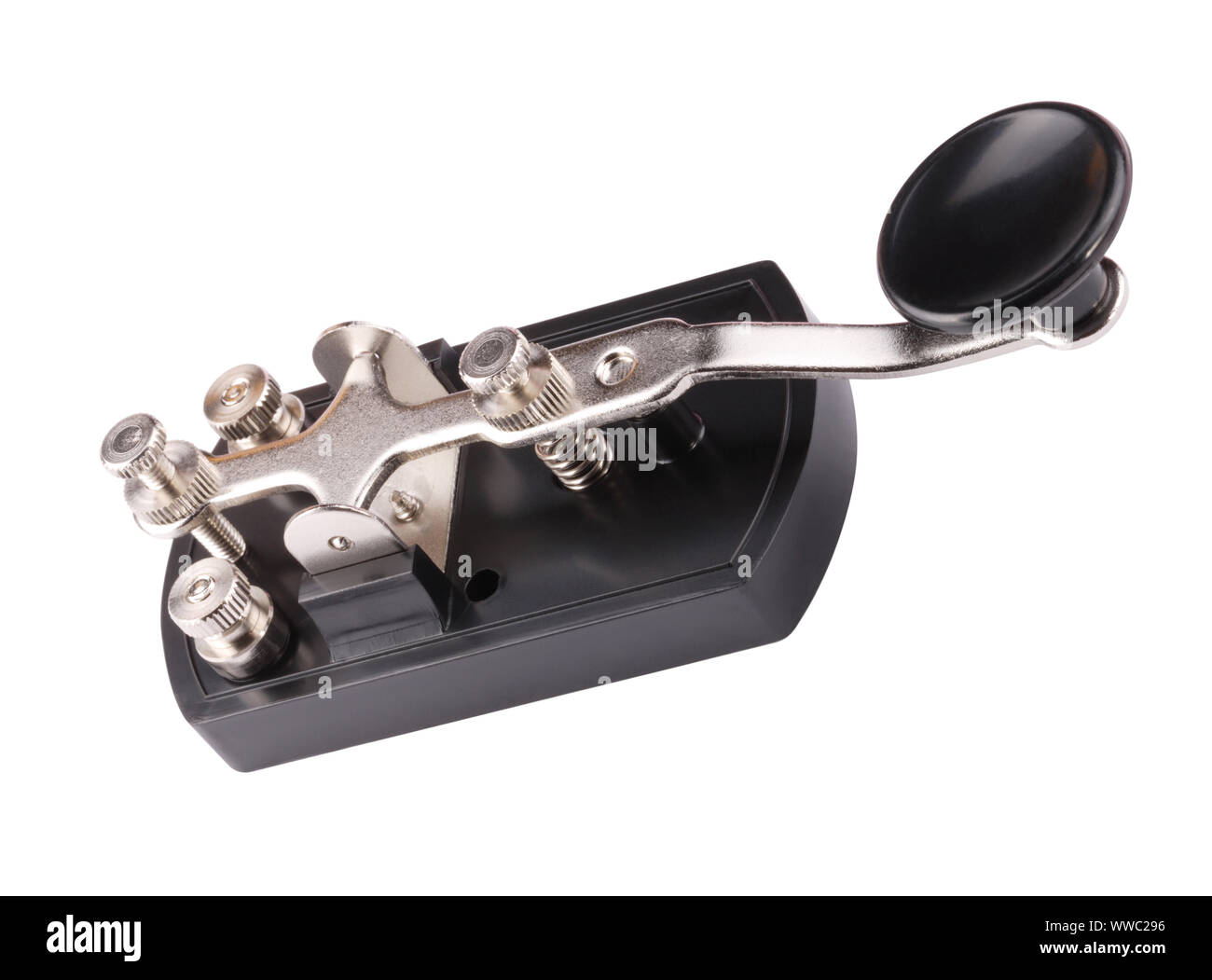 Morse Key Isolated Stock Photo - Alamy