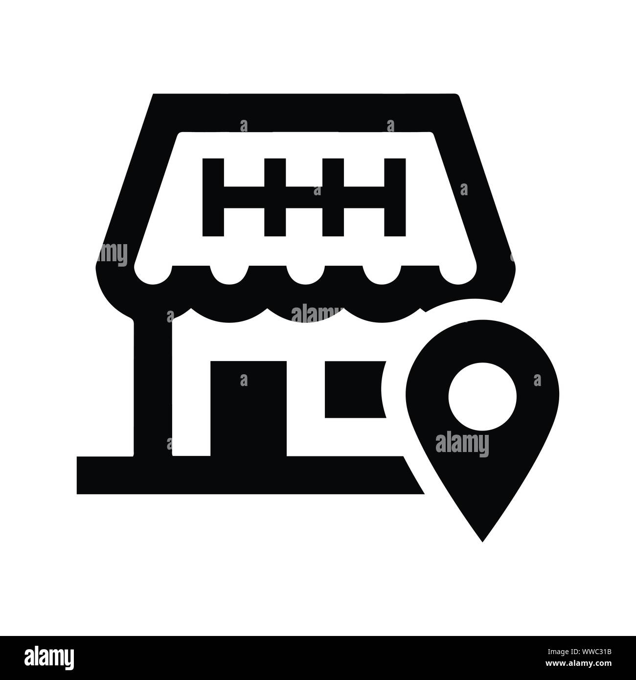 Beautiful design and fully editable Store Location Icon / Shop Location ...