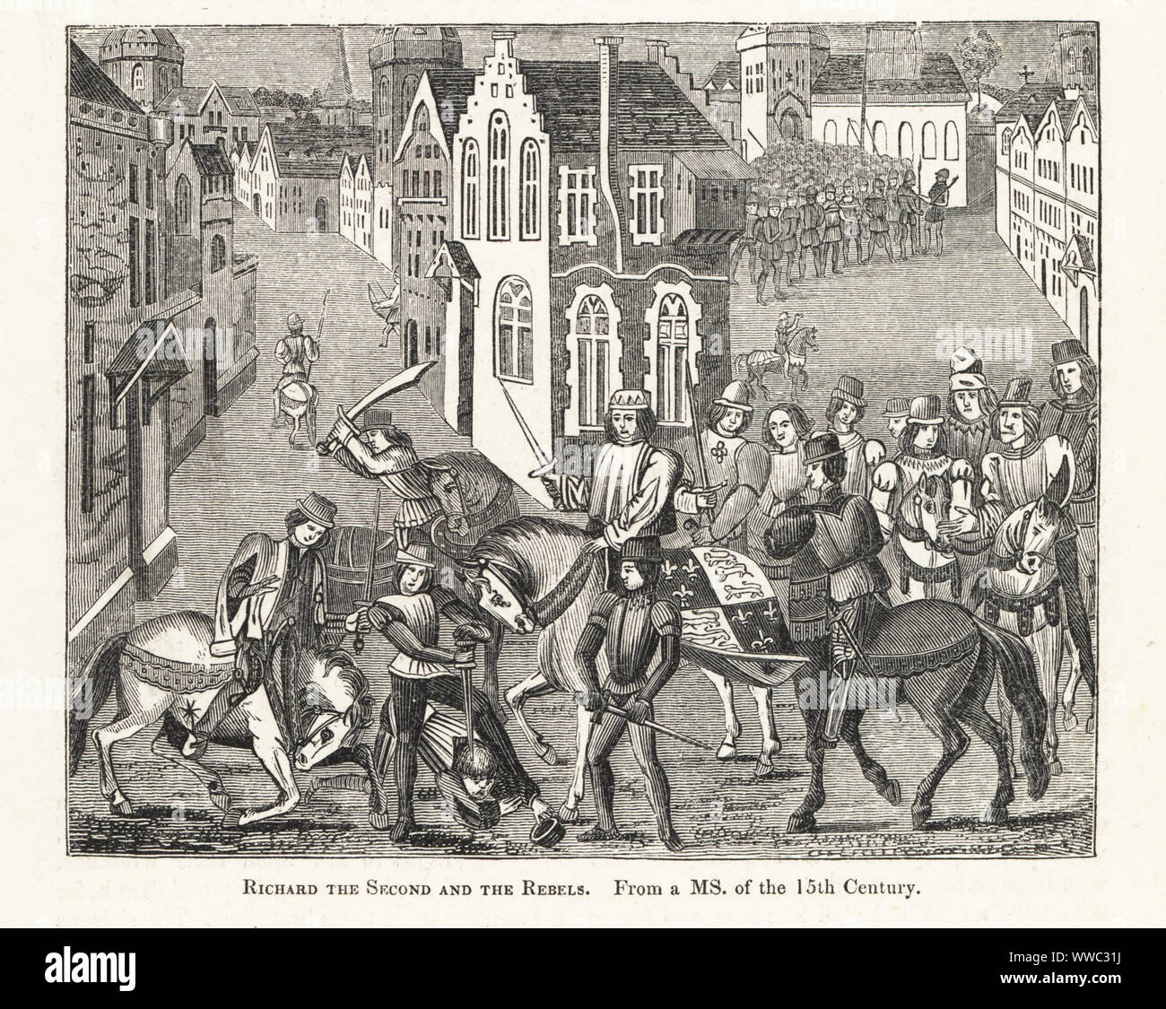 The peasants revolt froissart hi-res stock photography and images - Alamy