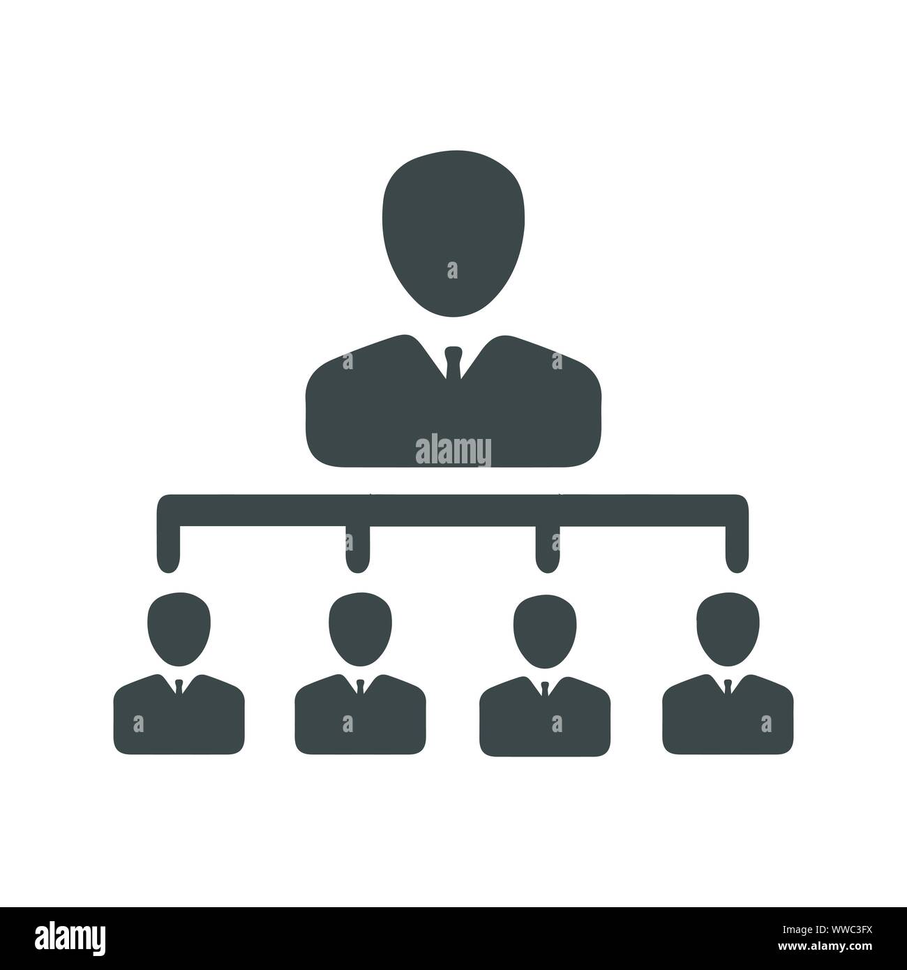 Leader, Boss, Team, Business Meeting Stock Vector Image & Art - Alamy