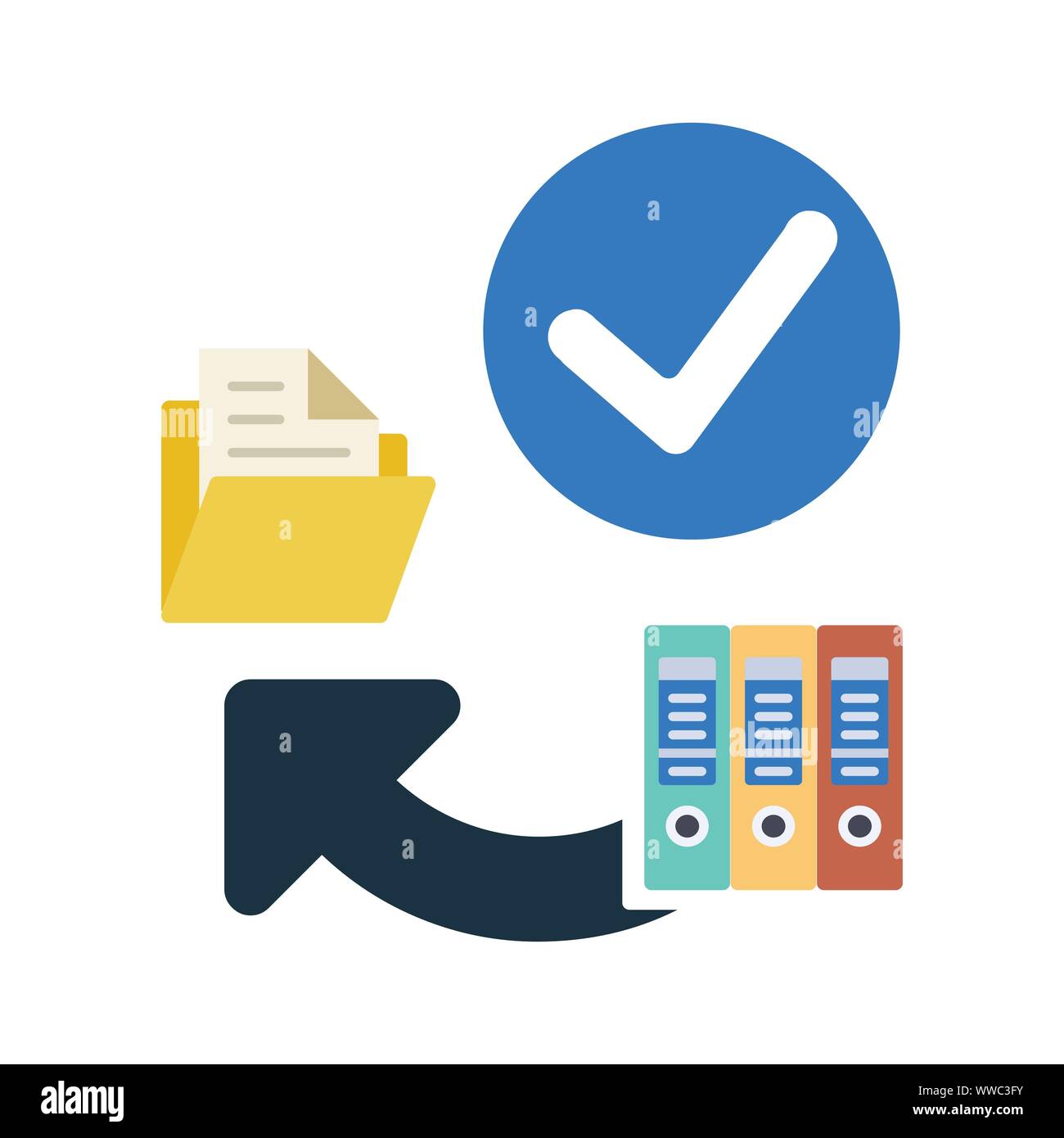 Beautiful design and fully editable Task Complete, Job done, Work ...