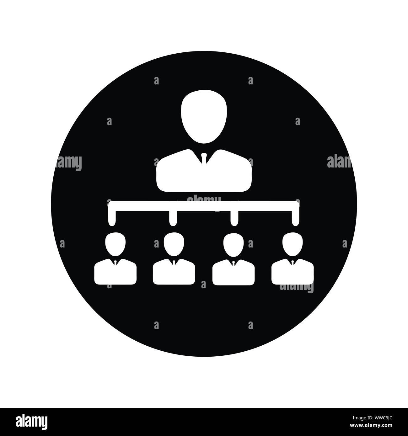 Leader, Boss, Team, Business Meeting Stock Vector Image & Art - Alamy