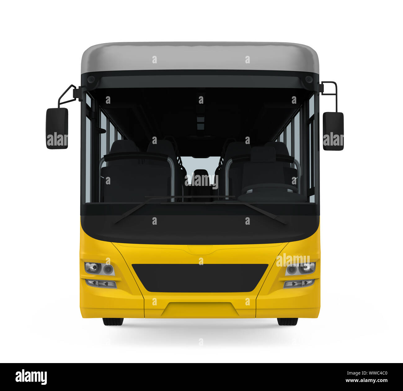 City Bus Isolated Stock Photo - Alamy