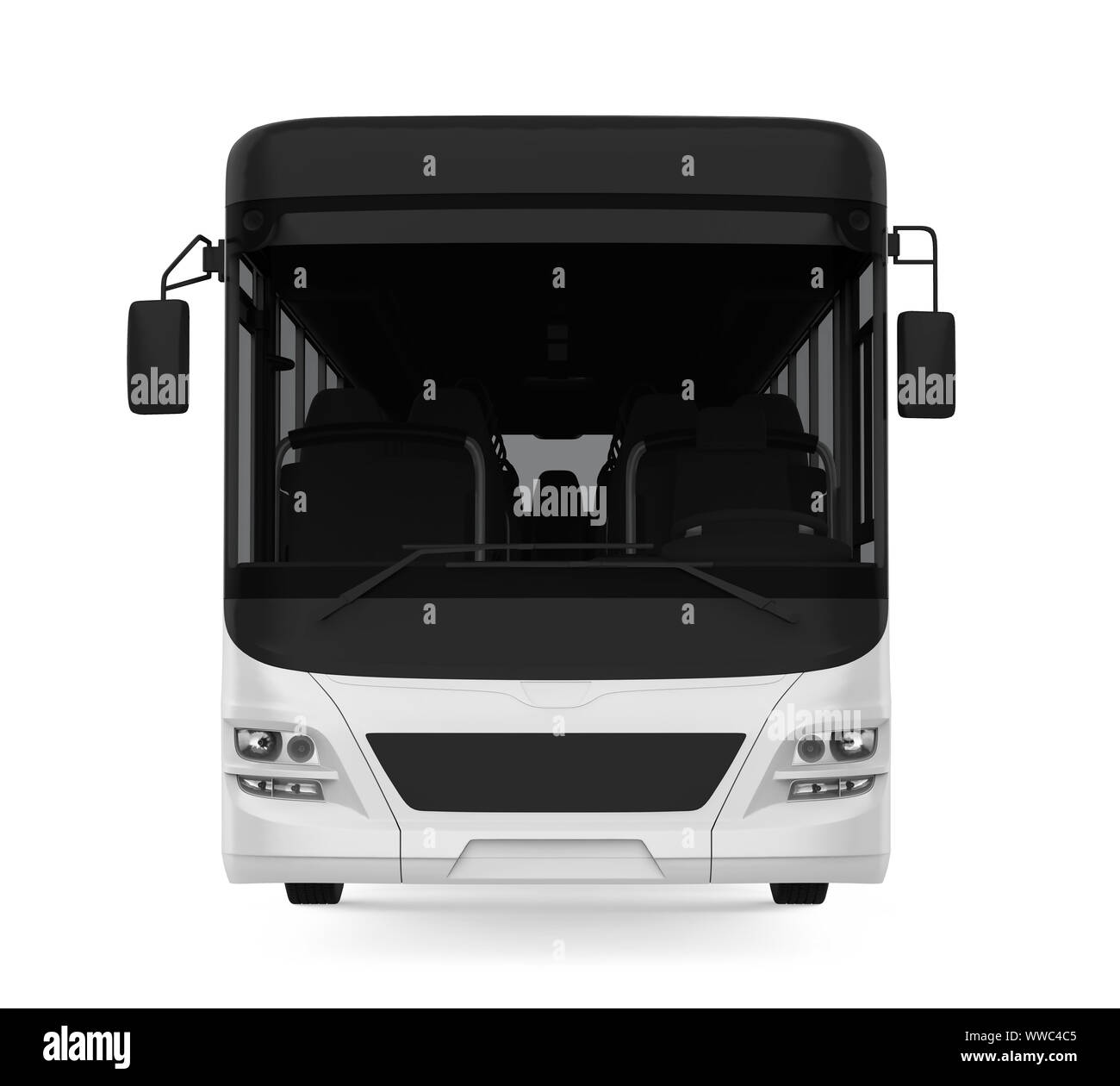 City Bus Isolated Stock Photo - Alamy