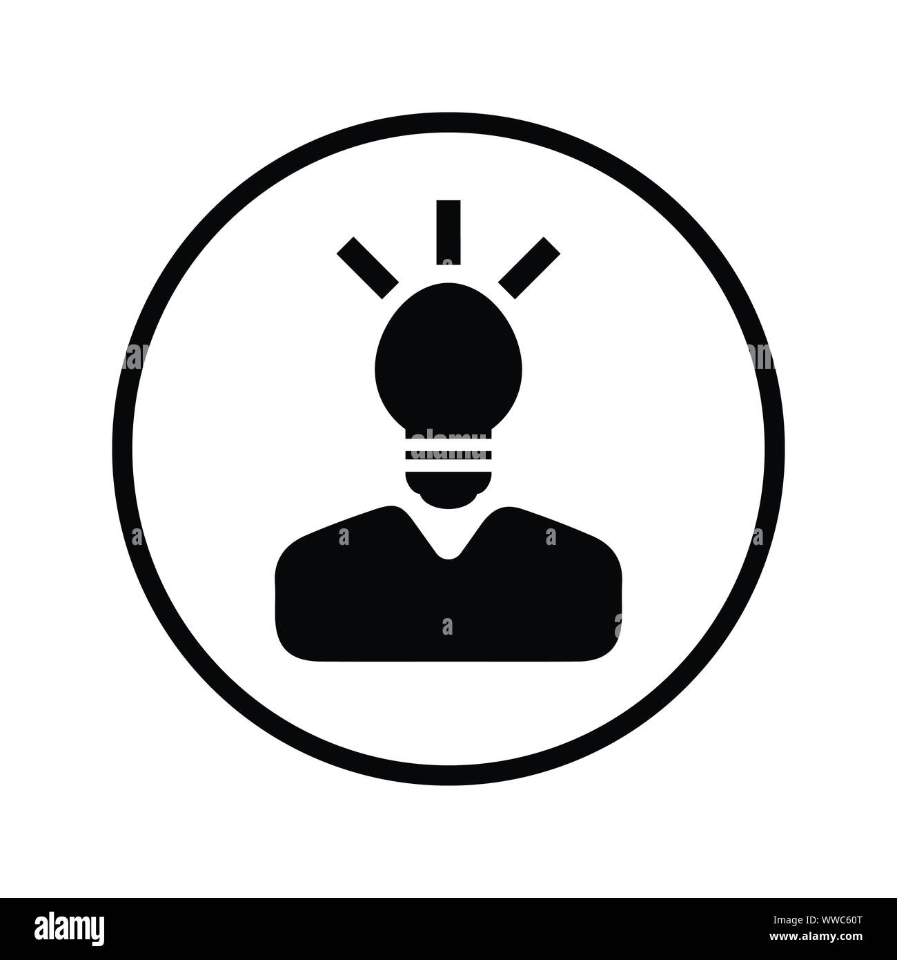 Well organized and fully editable Thinking Icon / Idea Generating for ...