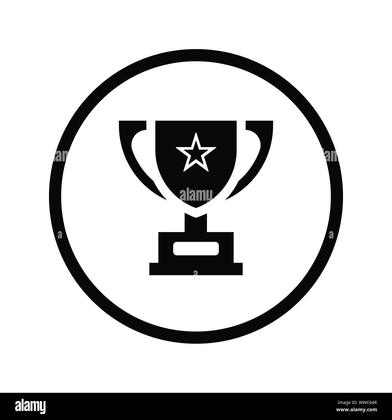 Prize, winner, achievement, victory champion icon Stock Vector Image ...