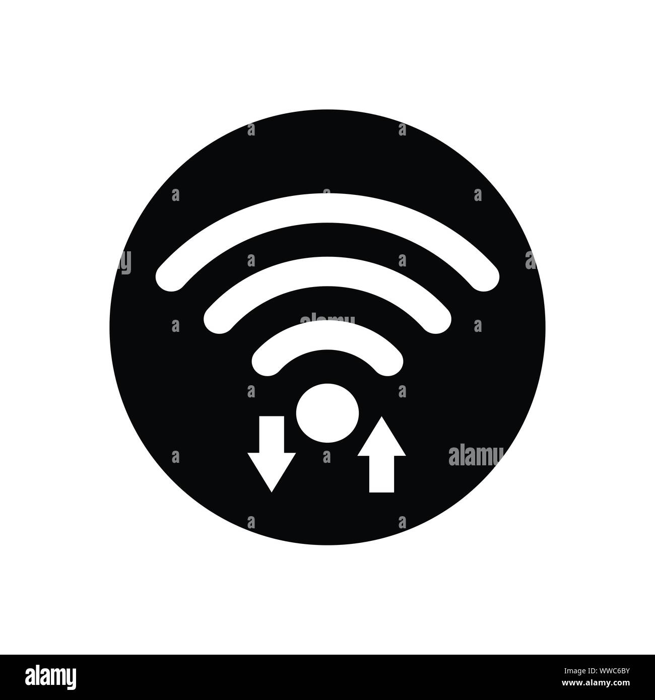 Beautiful design and fully editable WiFi Icon for commercial, print ...