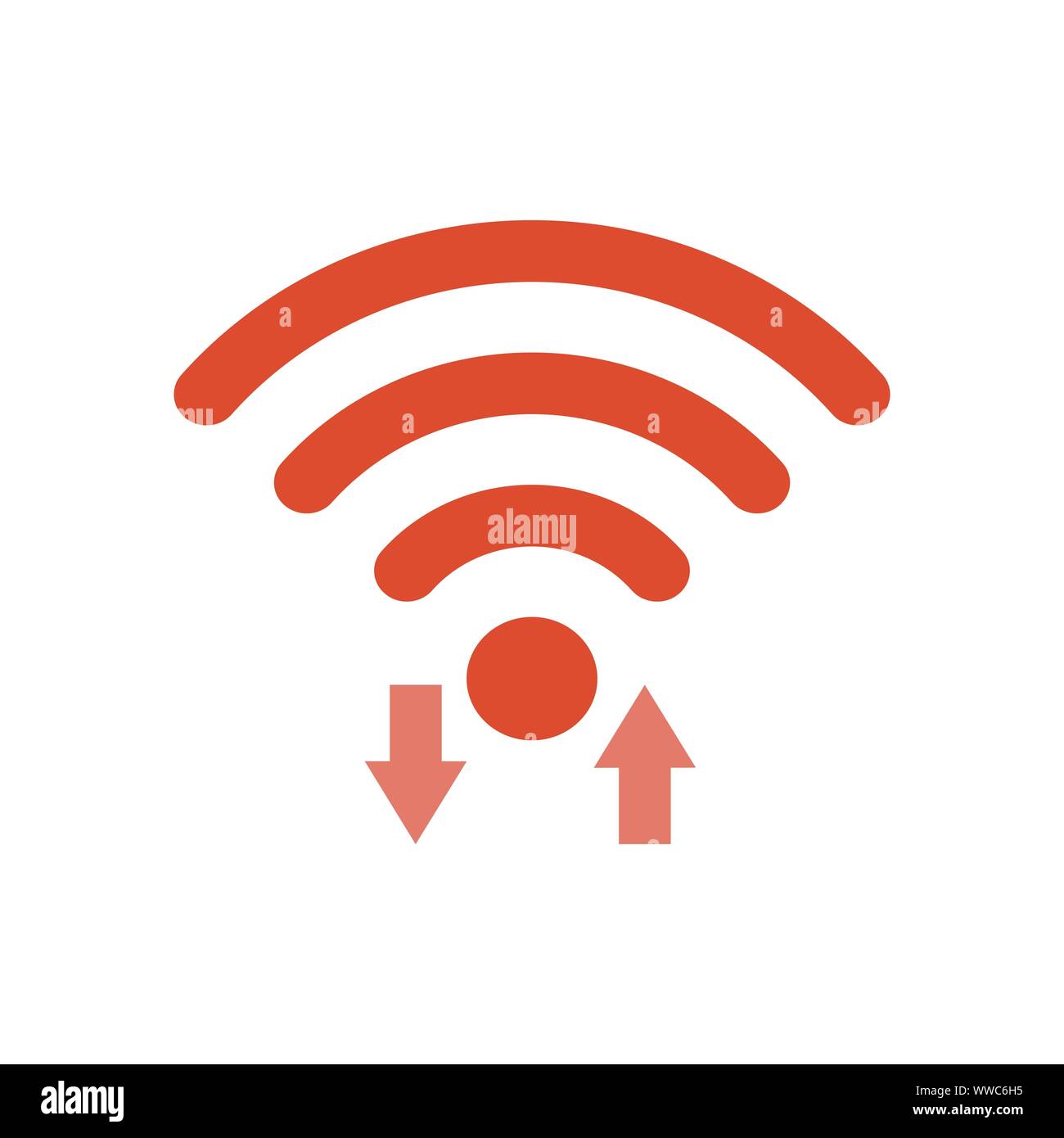 Beautiful design and fully editable WiFi Icon for commercial, print ...
