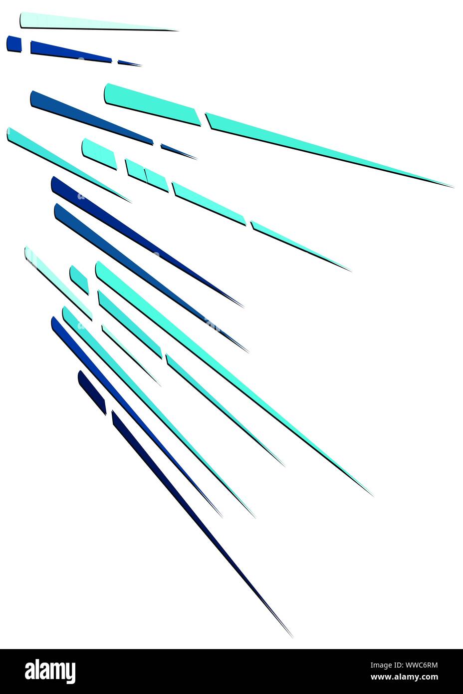 Grid, mesh with intermittent, dashed lines. Intersecting dynamic ...