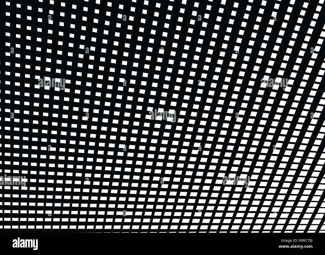 Grid, mesh with dynamic lines. Intersecting stripes. Irregular grating, lattice texture ...