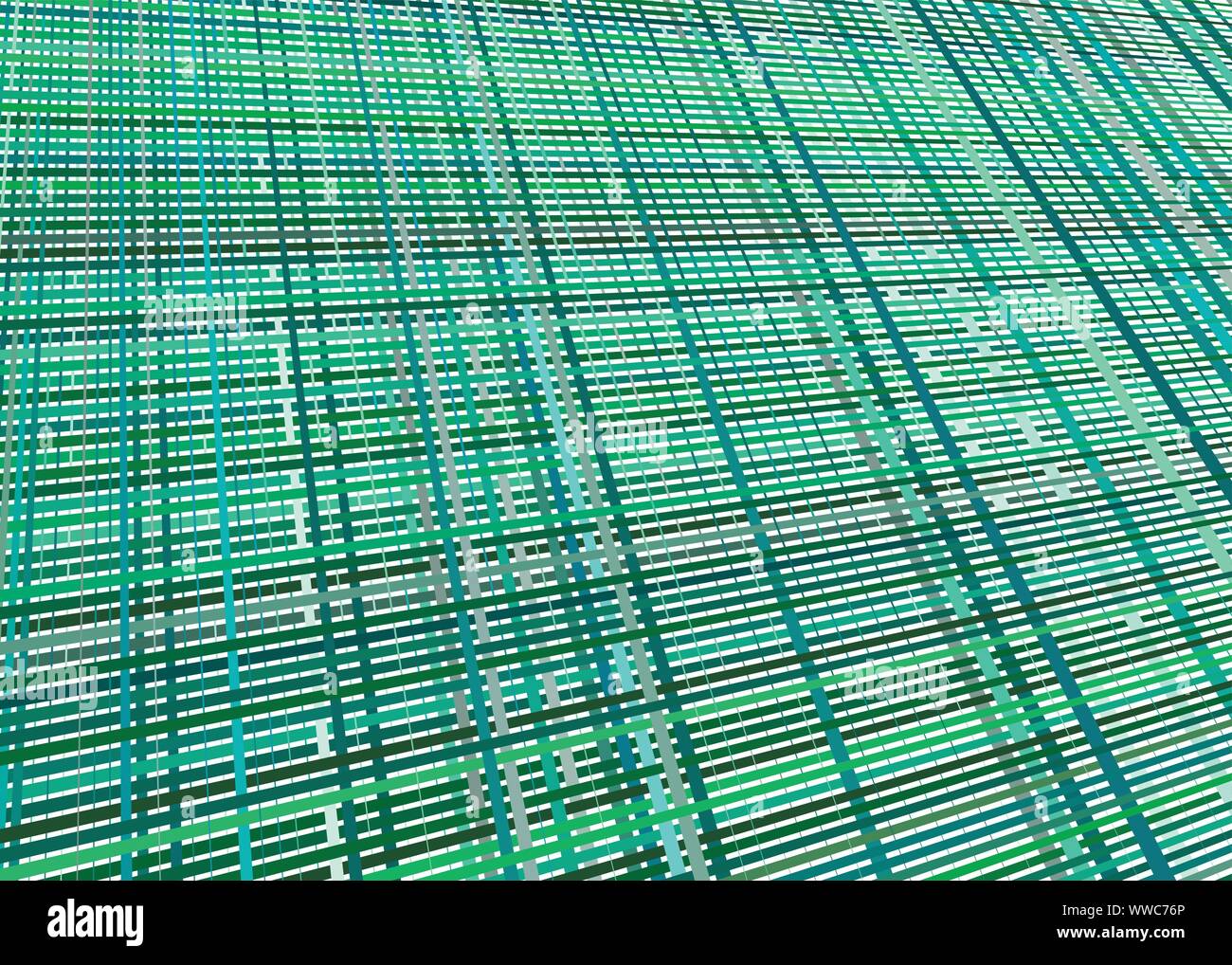 Grid, mesh with dynamic lines. Intersecting stripes. Irregular grating ...