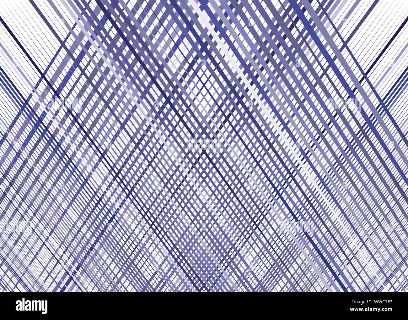 Grid, mesh with dynamic lines. Intersecting stripes. Irregular grating, lattice texture ...