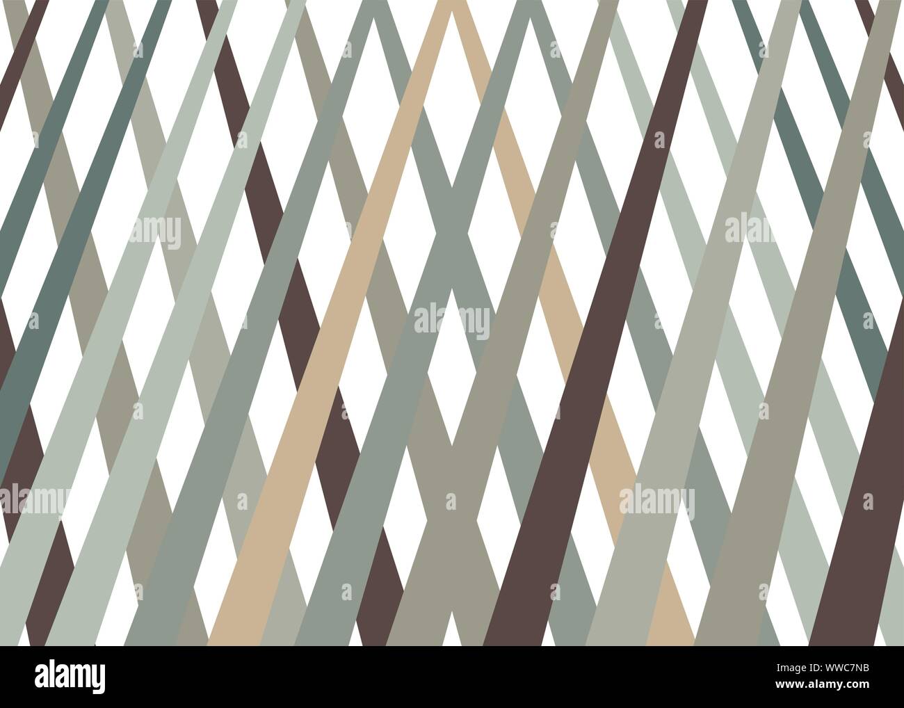 Grid, mesh with dynamic lines. Intersecting stripes. Irregular grating ...