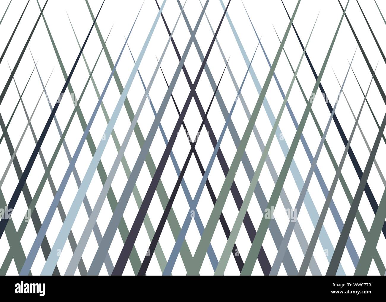 Grid, mesh with dynamic lines. Intersecting stripes. Irregular grating, lattice texture ...