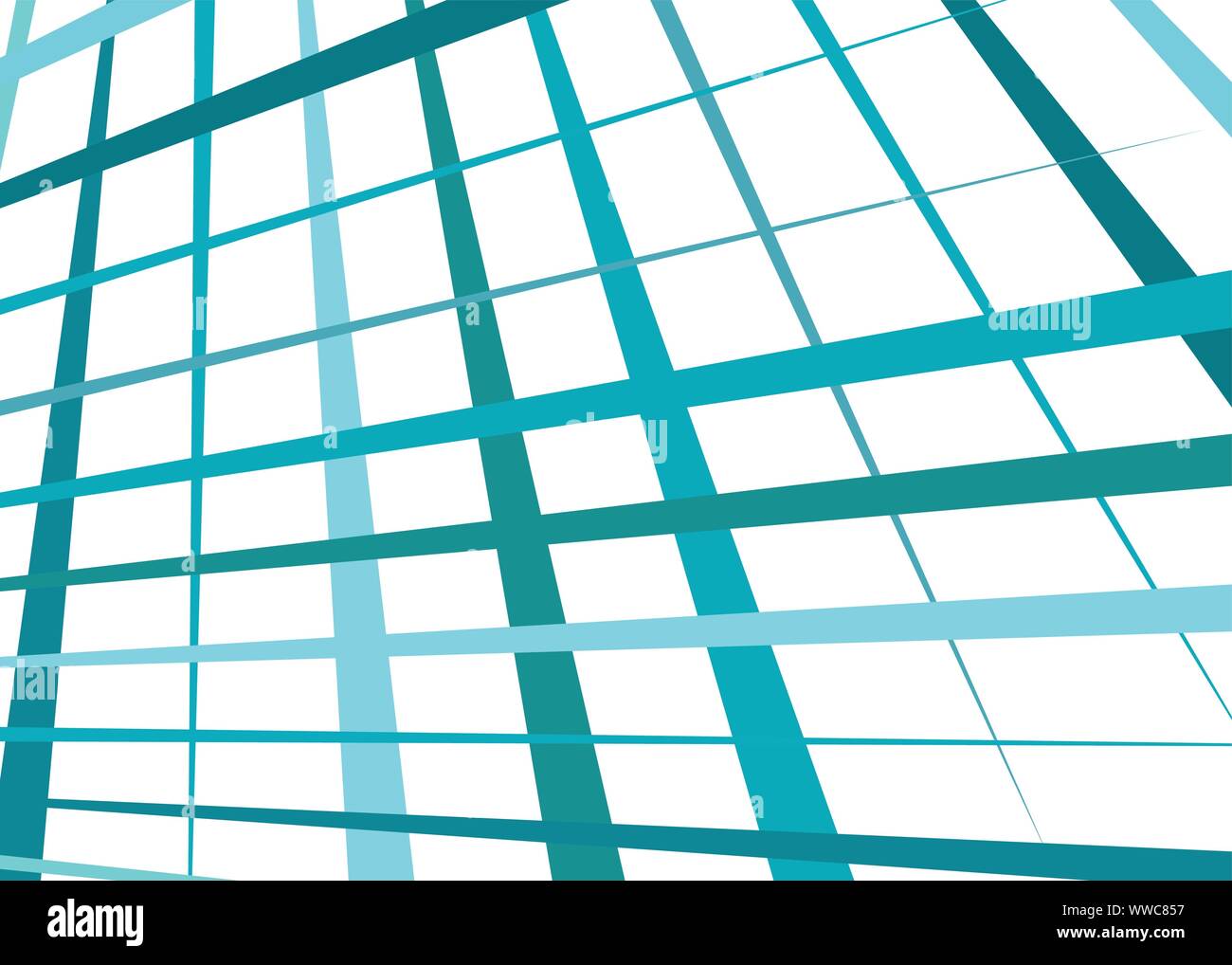 Grid, mesh with dynamic lines. Intersecting stripes. Irregular grating ...