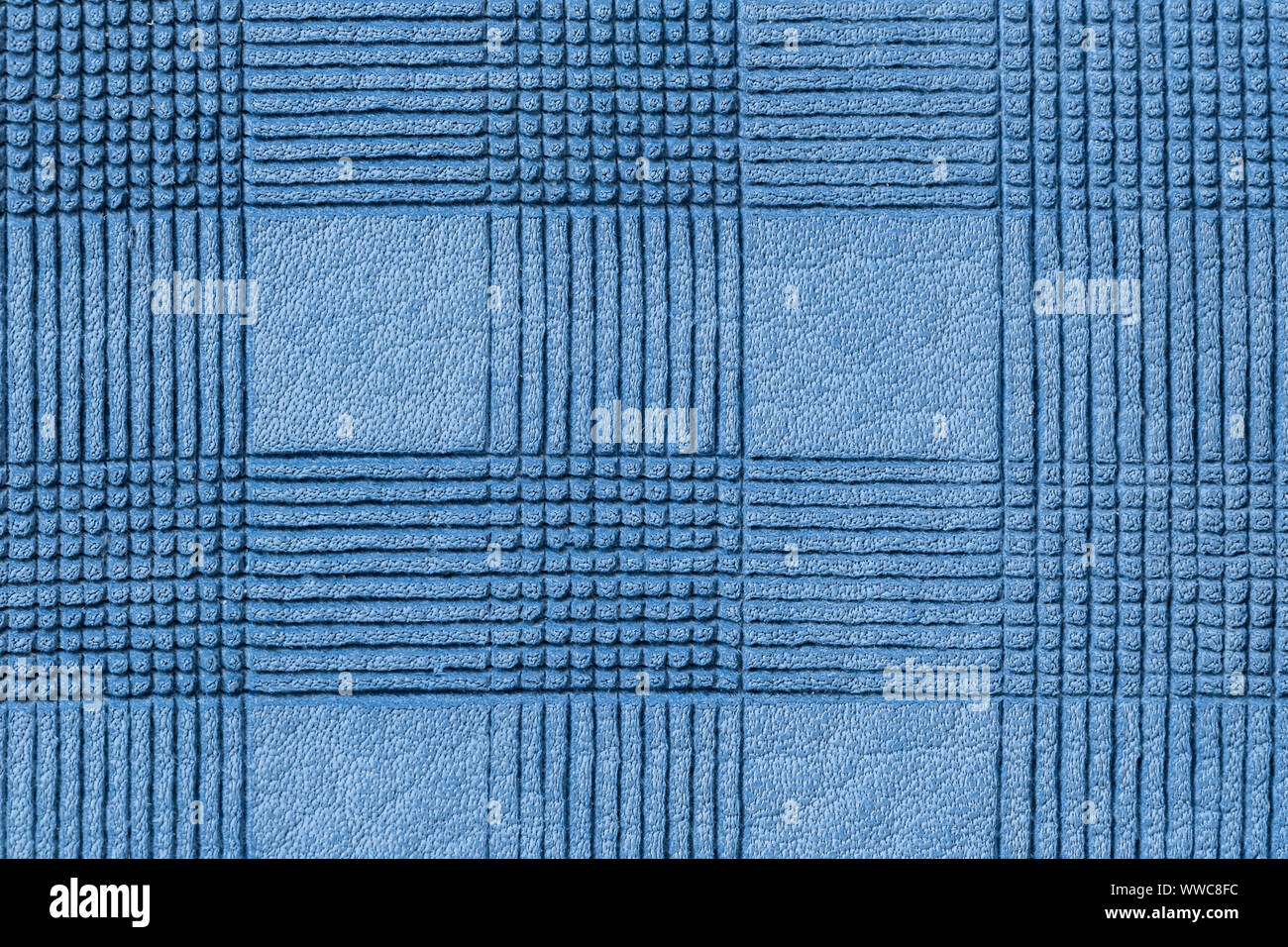 Texture of genuine plaid leather, denim color, fashionable pattern for ...