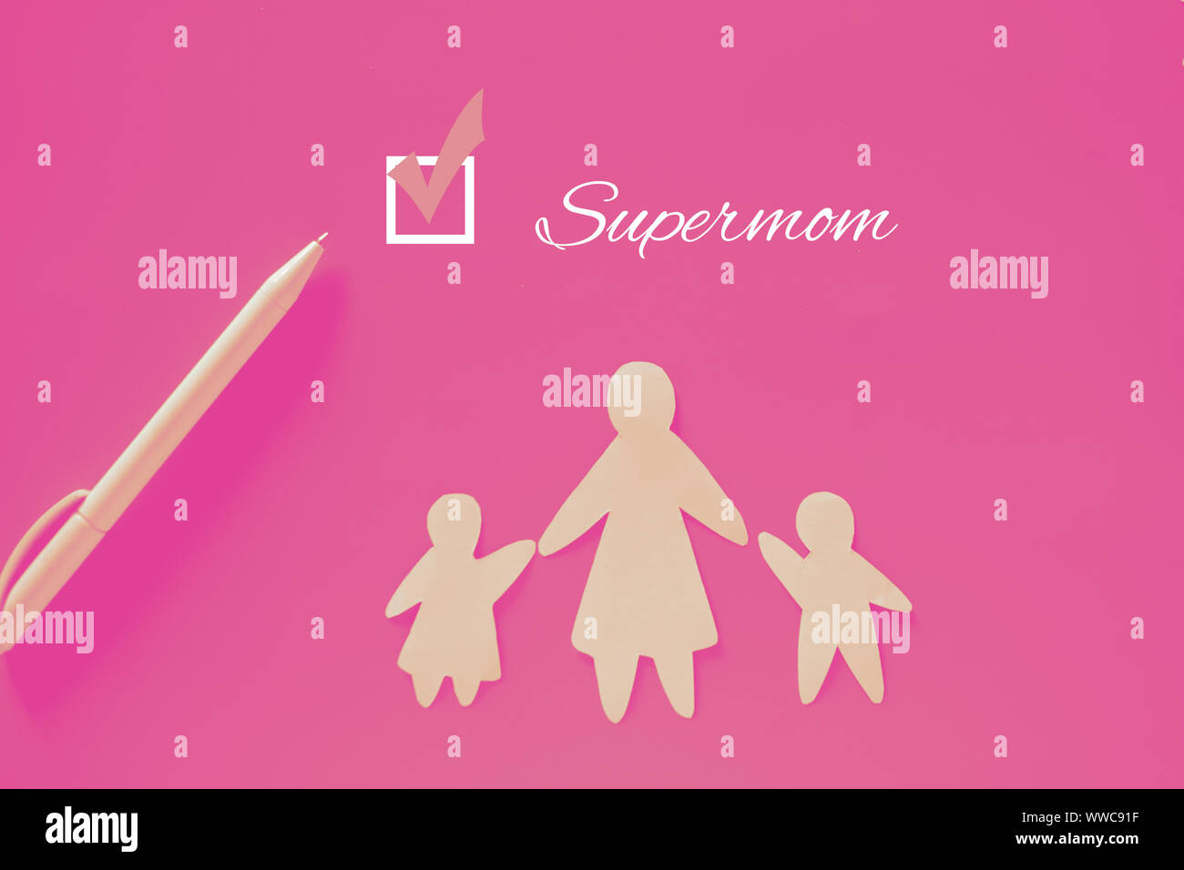Cartoon supermom hi-res stock photography and images - Alamy