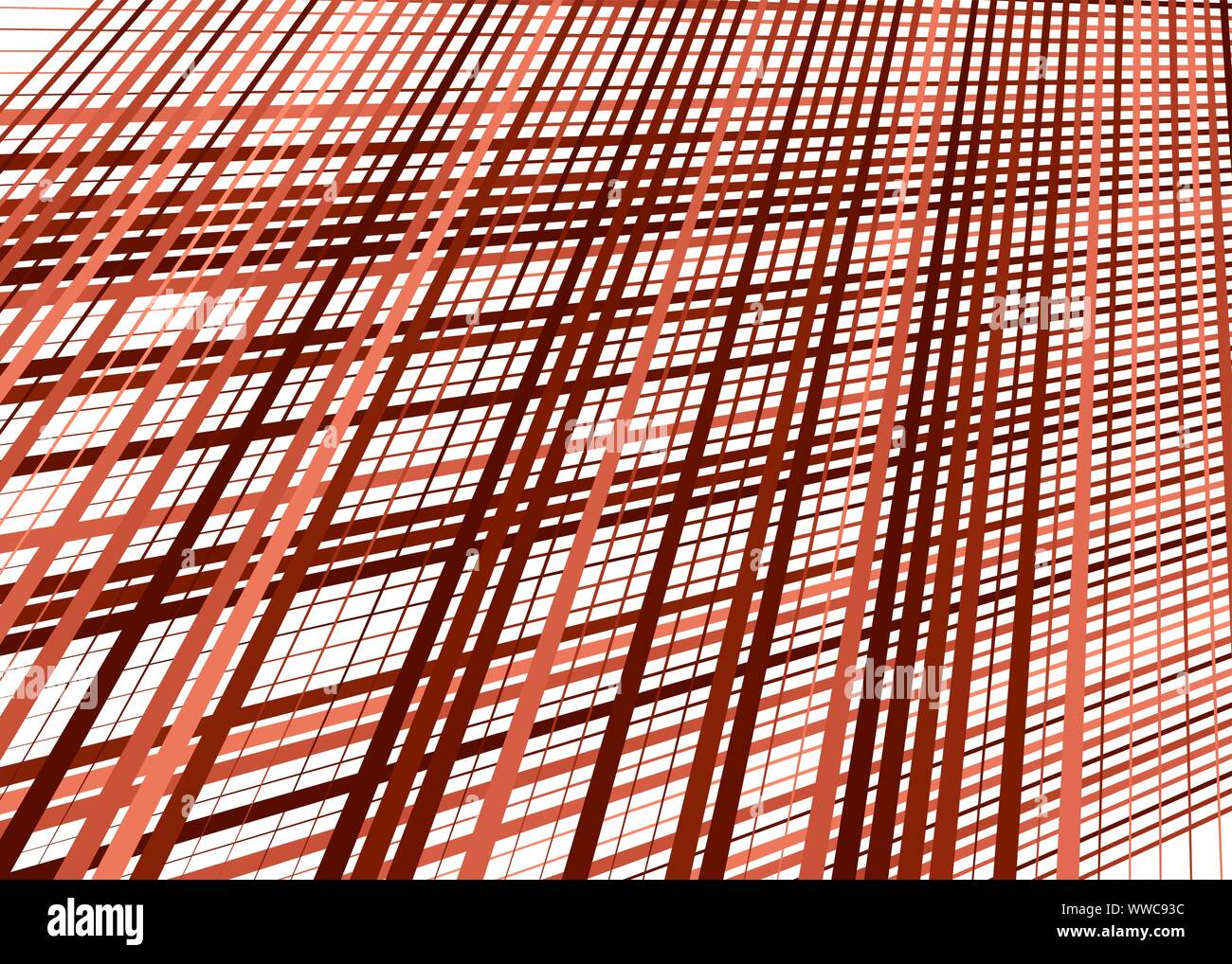 Grid, mesh with dynamic lines. Intersecting stripes. Irregular grating, lattice texture ...