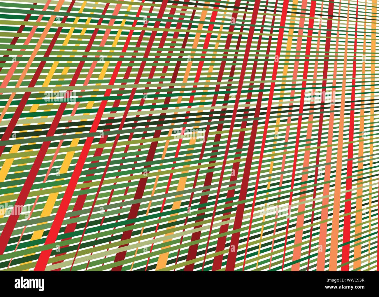 Grid, mesh with dynamic lines. Intersecting stripes. Irregular grating ...