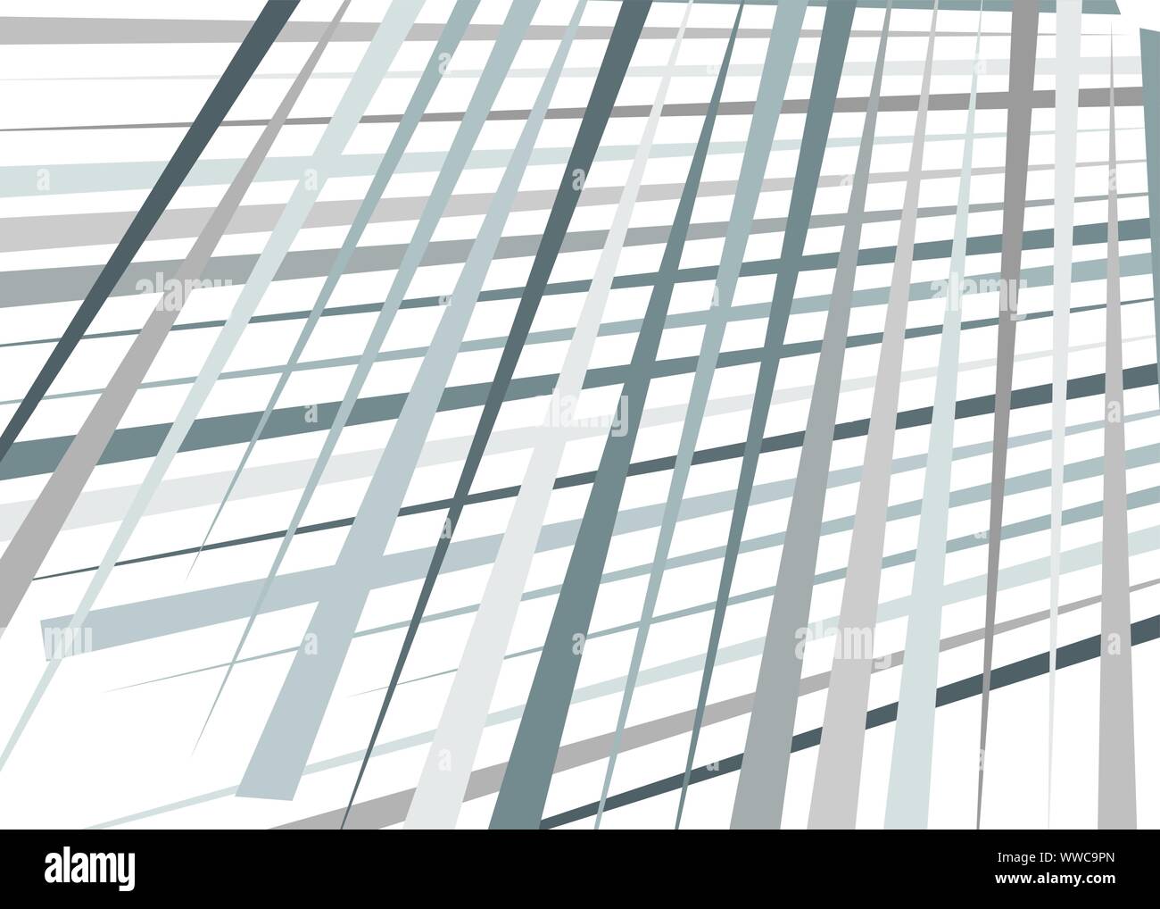 Grid, mesh with dynamic lines. Intersecting stripes. Irregular grating, lattice texture ...