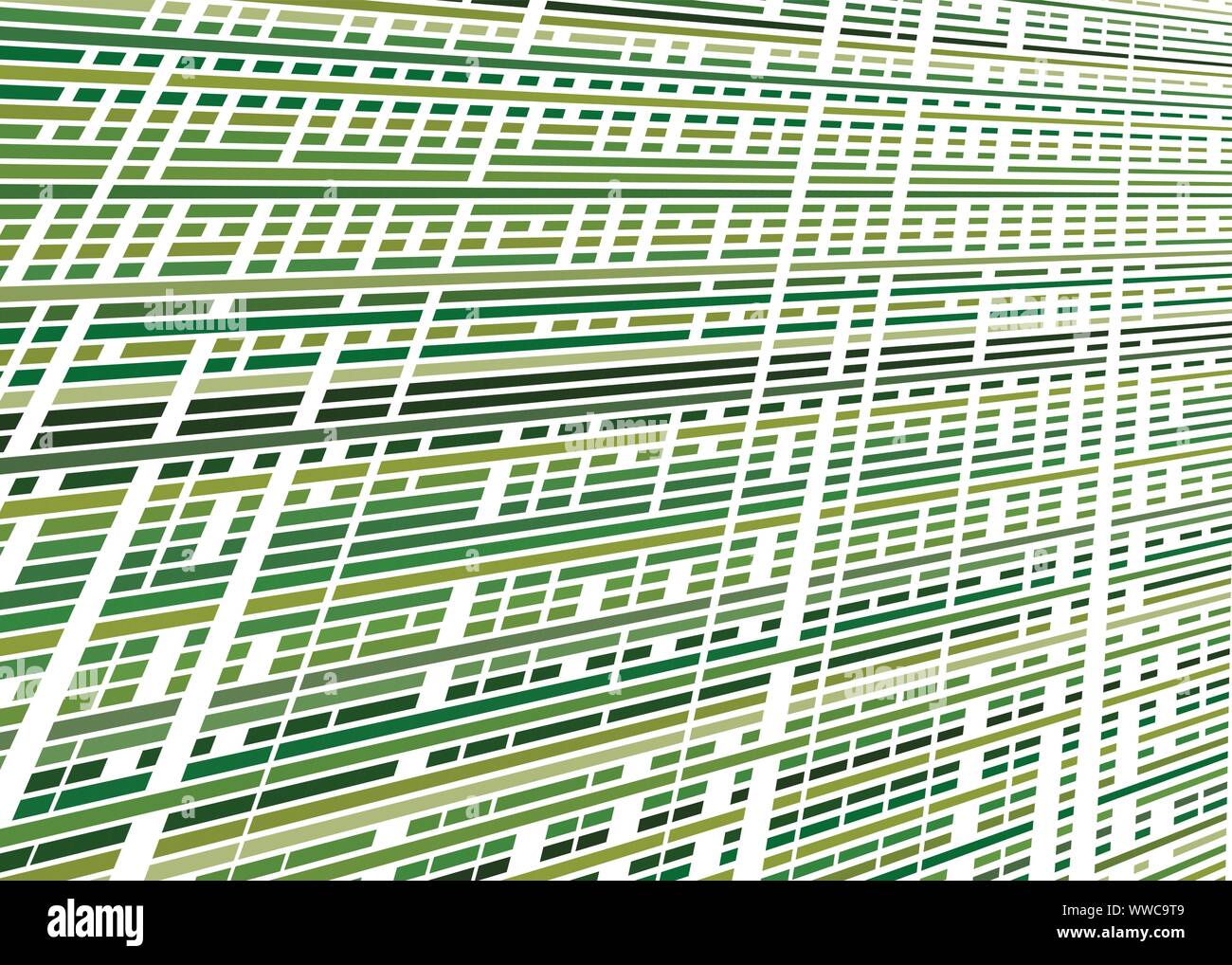 Grid, mesh with intermittent, dashed lines. Intersecting dynamic ...