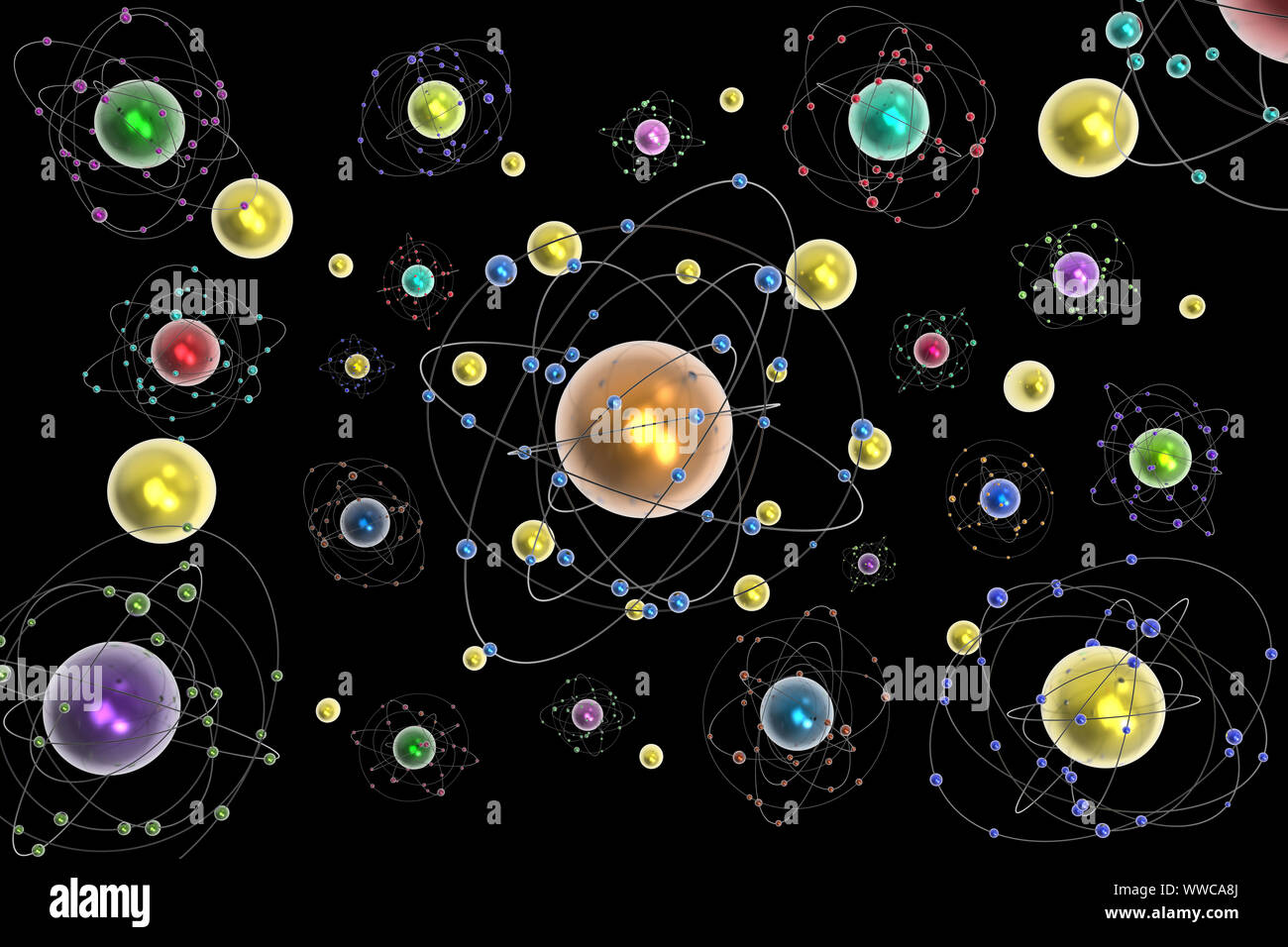 Planetary Or Solar System Atom Model