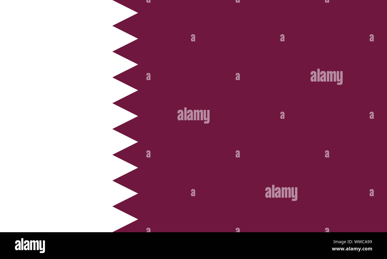 Qatari national flag hi-res stock photography and images - Alamy