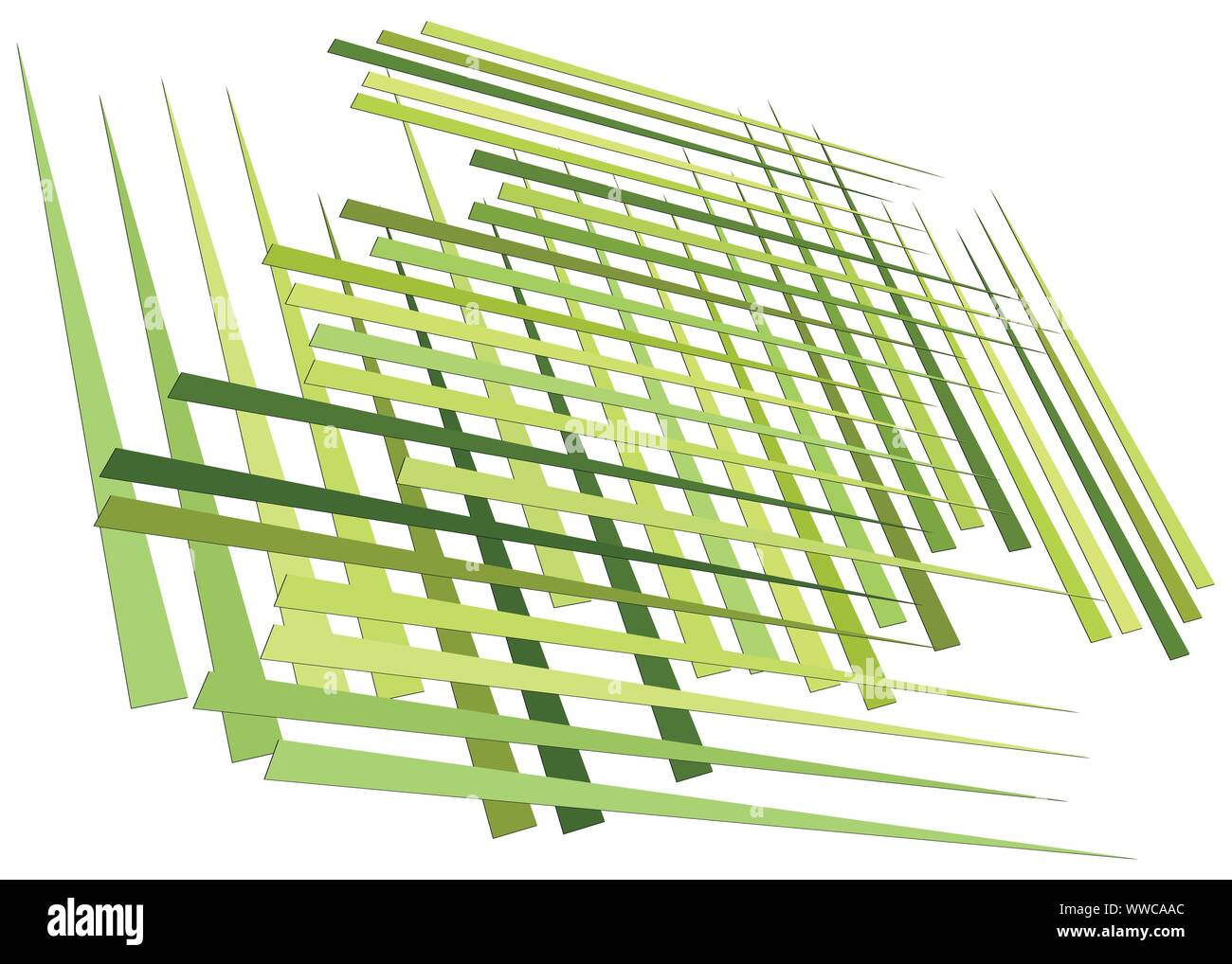 Grid, mesh with dynamic lines. Intersecting stripes. Irregular grating, lattice texture ...