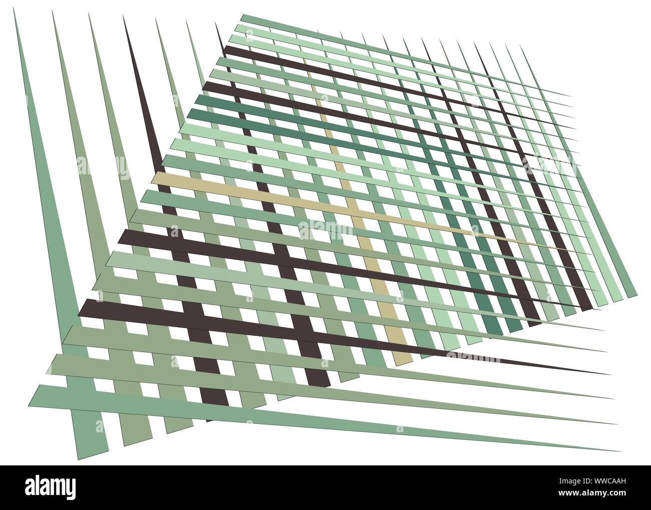 Grid, mesh with dynamic lines. Intersecting stripes. Irregular grating, lattice texture ...