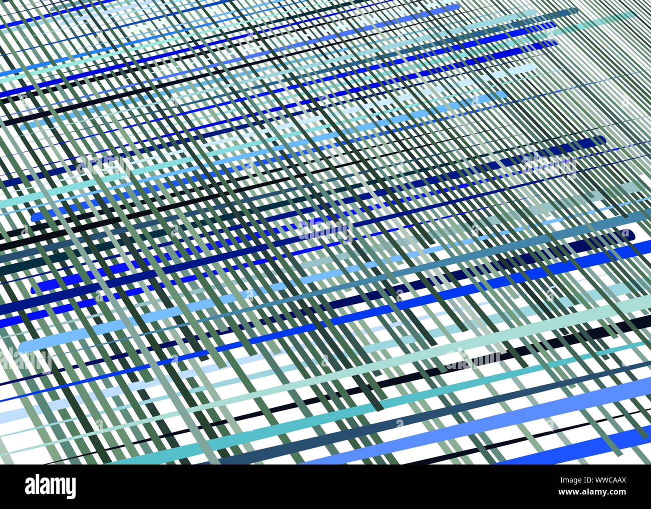 Grid, mesh with dynamic lines. Intersecting stripes. Irregular grating ...