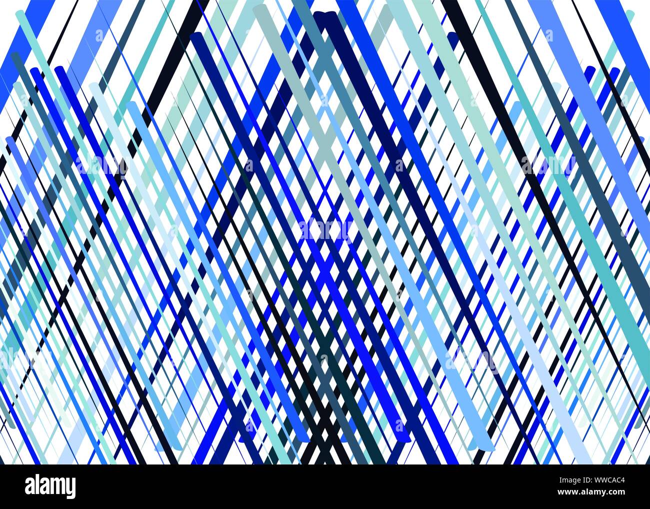 Grid, mesh with dynamic lines. Intersecting stripes. Irregular grating ...