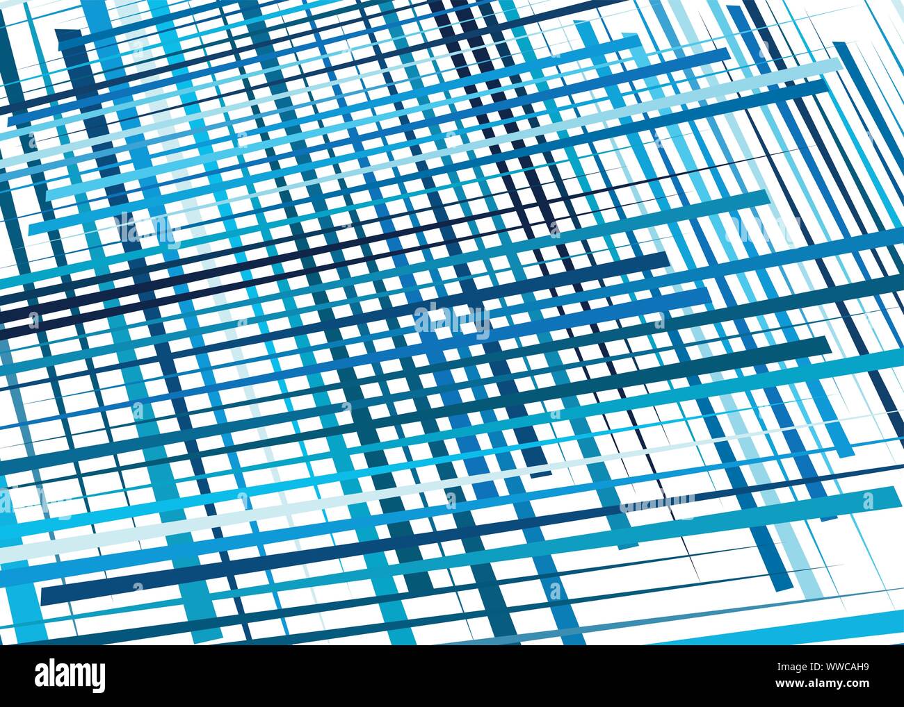 Grid, mesh with dynamic lines. Intersecting stripes. Irregular grating ...