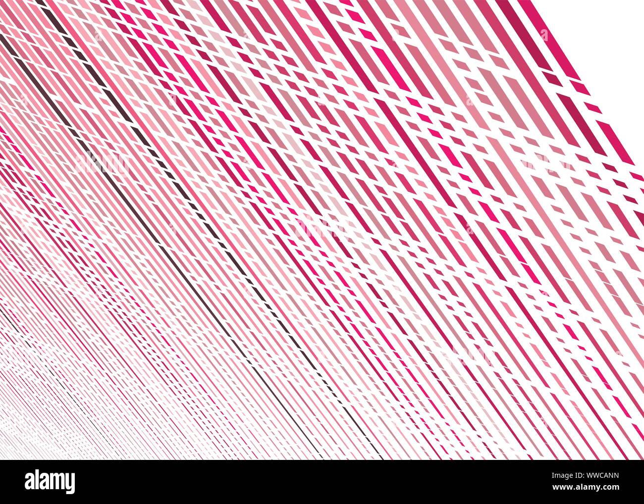 Grid, mesh with intermittent, dashed lines. Intersecting dynamic ...